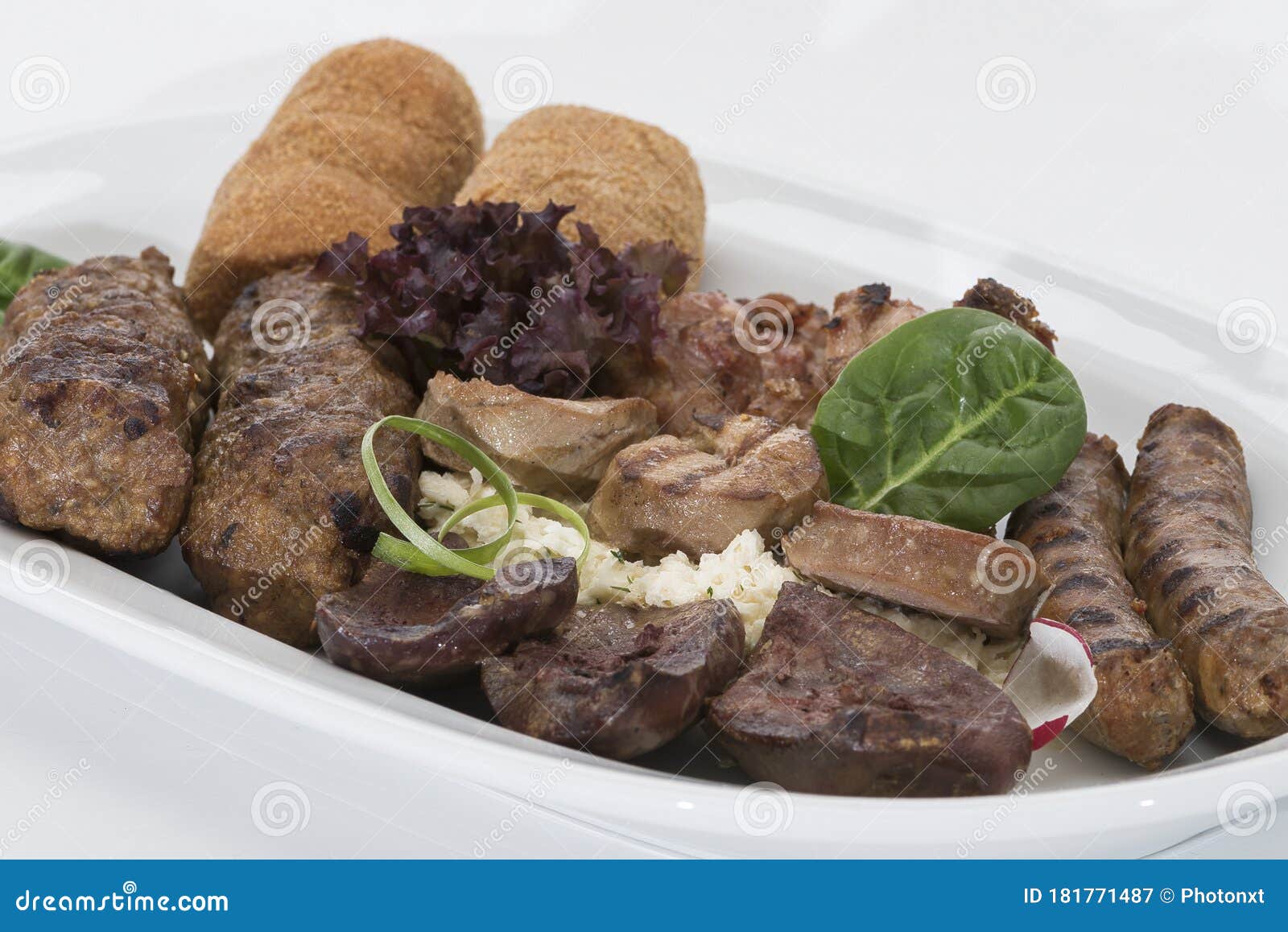 Traditional Romanian Food Plateau Stock Image - Image of chef, meat ...