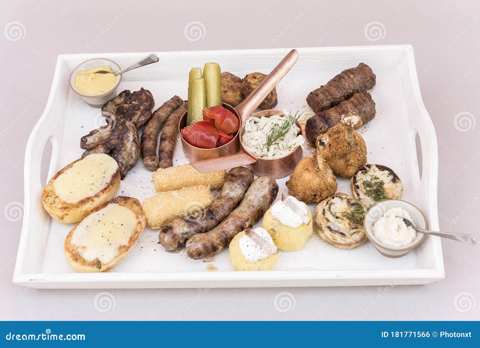 Traditional Romanian Food Plateau Stock Photo - Image of fine, gourmet ...