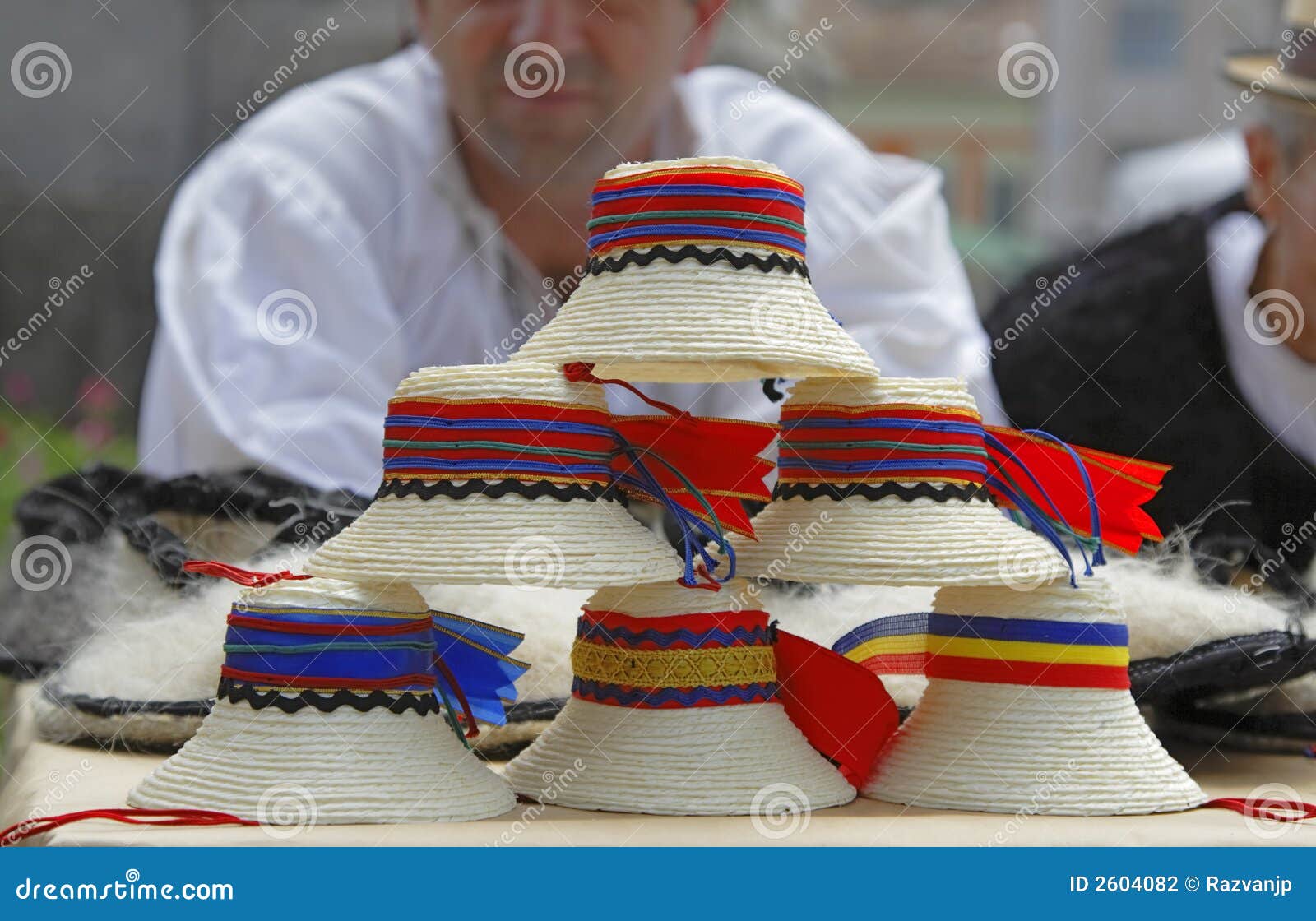 Traditional Romanian hats stock photo. Image of tradition - 2604082