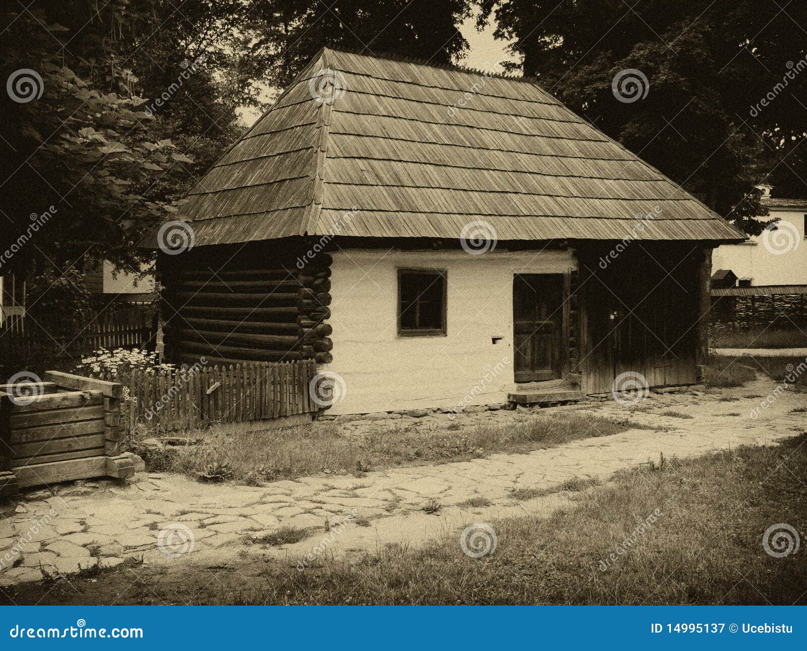 Traditional romanian house stock image. Image of house - 14995137