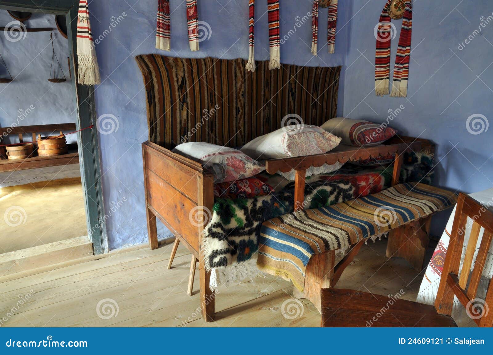 Traditional Romanian House Interior Editorial Photo - Image of folk ...