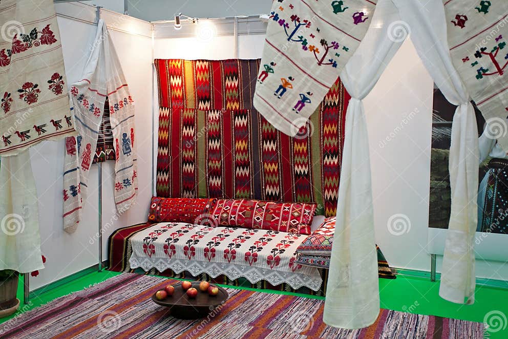 Traditional Romanian House Interior Editorial Stock Image - Image of ...