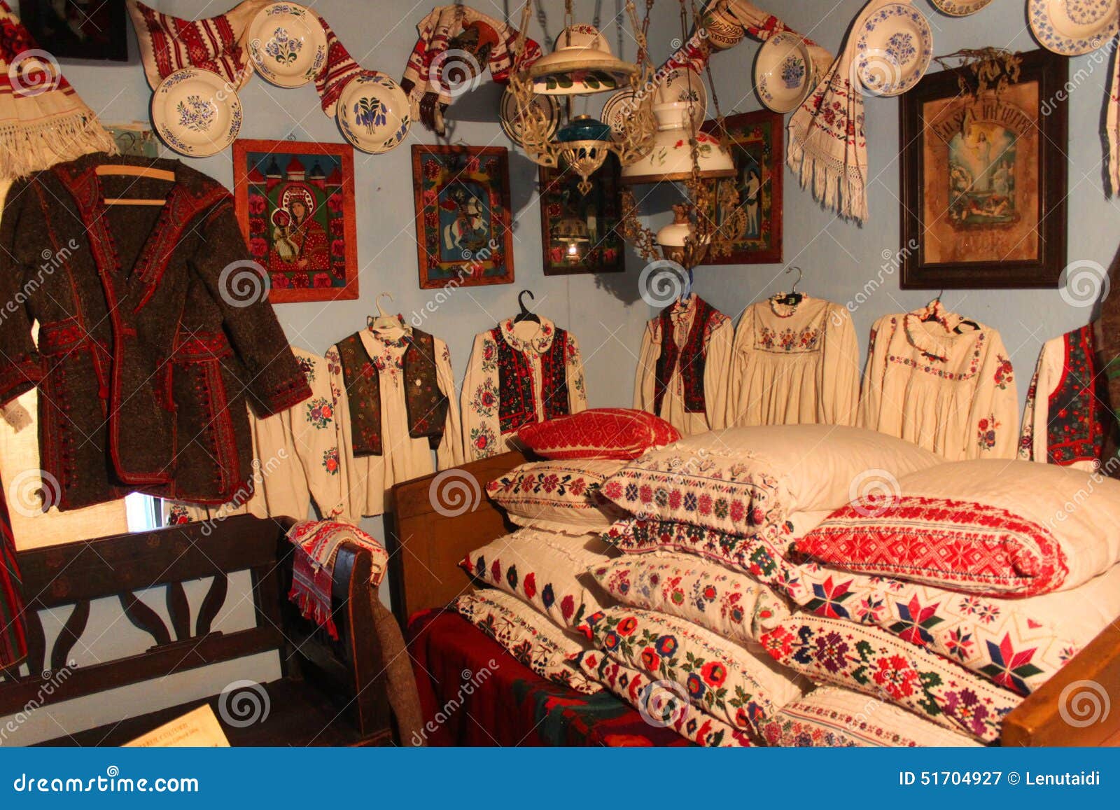 Traditional Romanian House Interior Editorial Photography - Image of ...