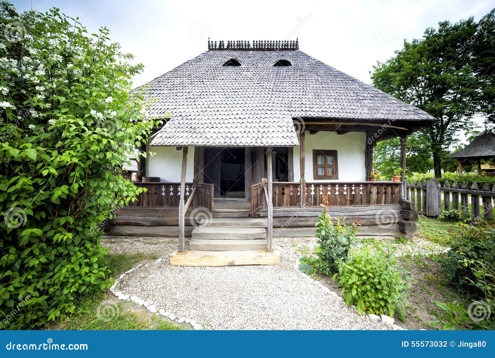 Traditional romanian house stock photo. Image of heritage - 55573032