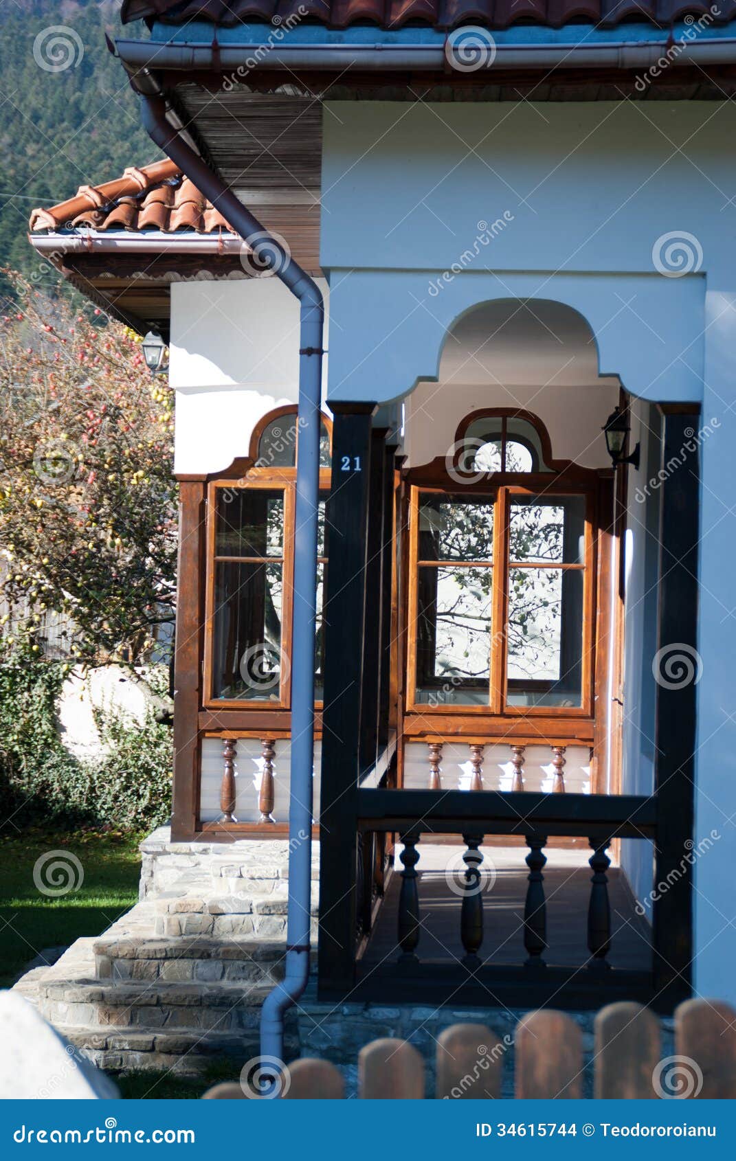 Traditional romanian house stock photo. Image of craft - 34615744