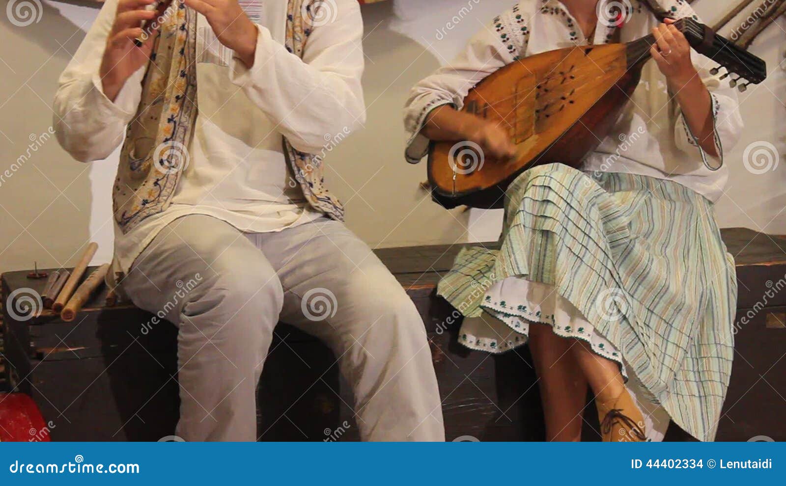Traditional Romanian Instruments Stock Footage - Video of accompanied ...