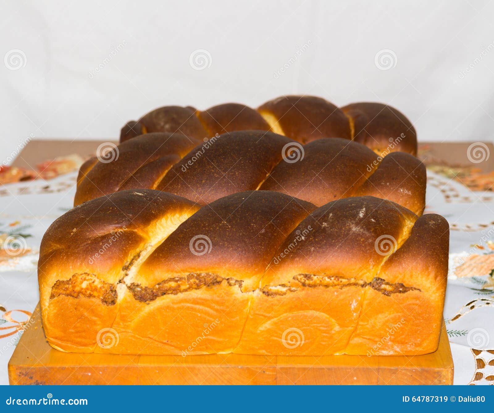 Traditional Romanian Pie with Poppy Seeds and Nut Stock Image - Image ...