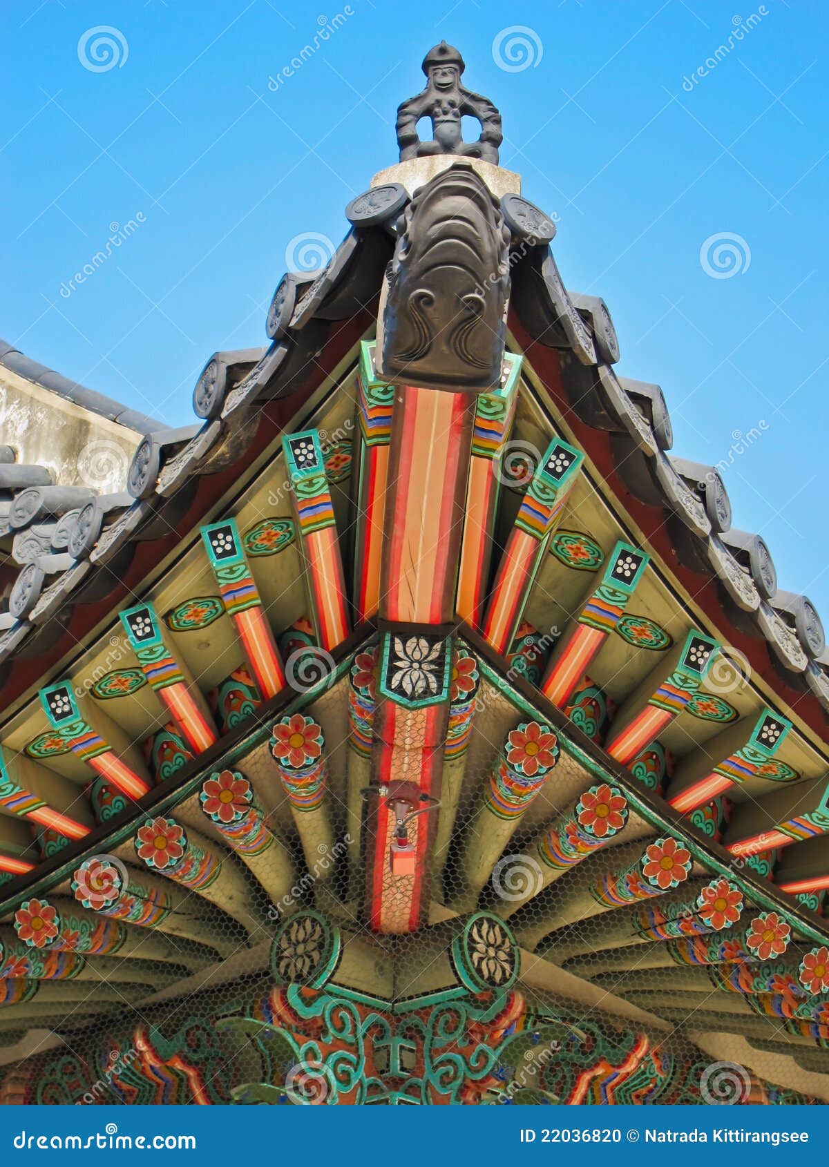 Traditional roof. stock photo. Image of protection, design - 22036820