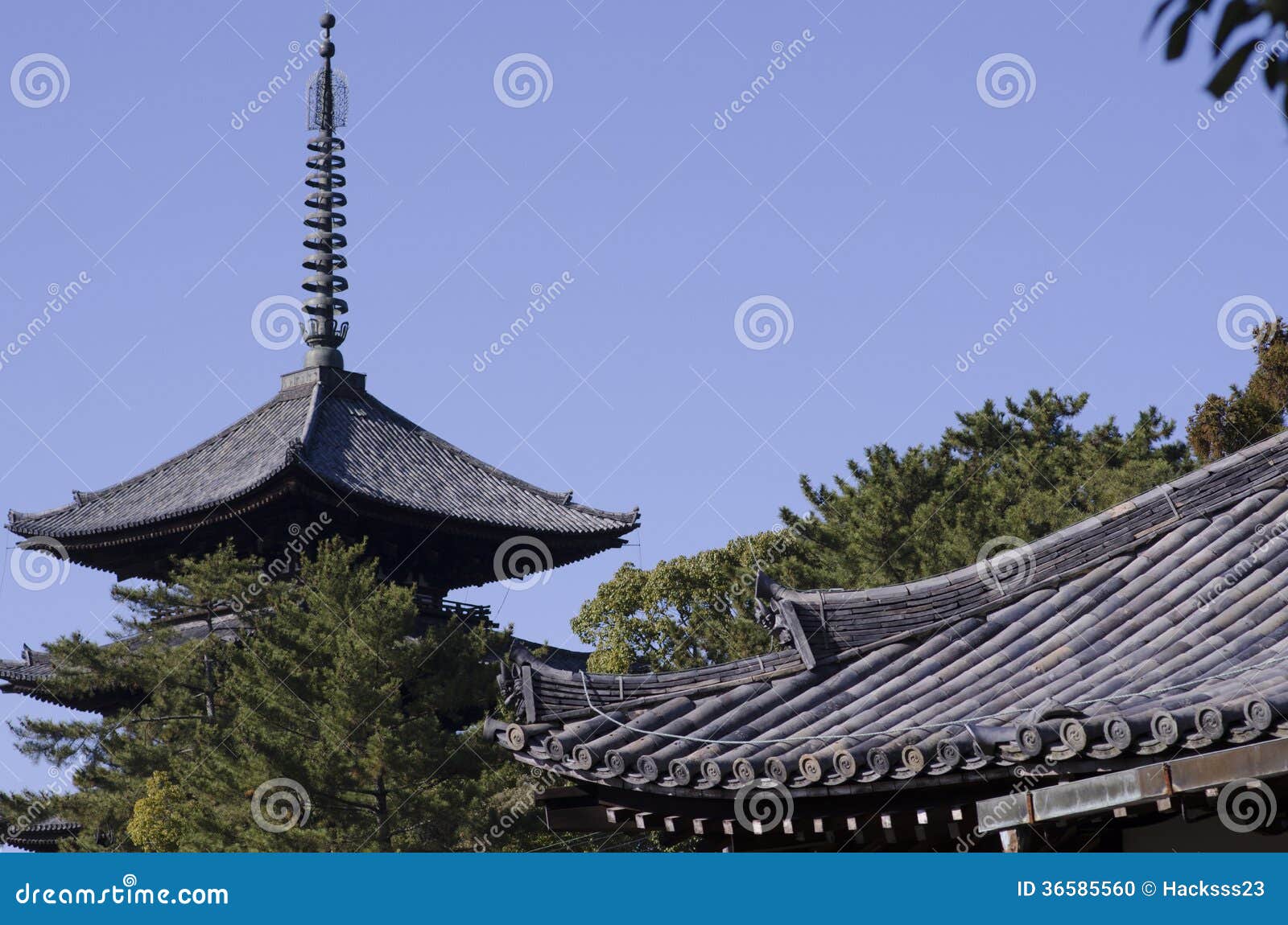 Traditional roof at Japan stock photo. Image of south - 36585560