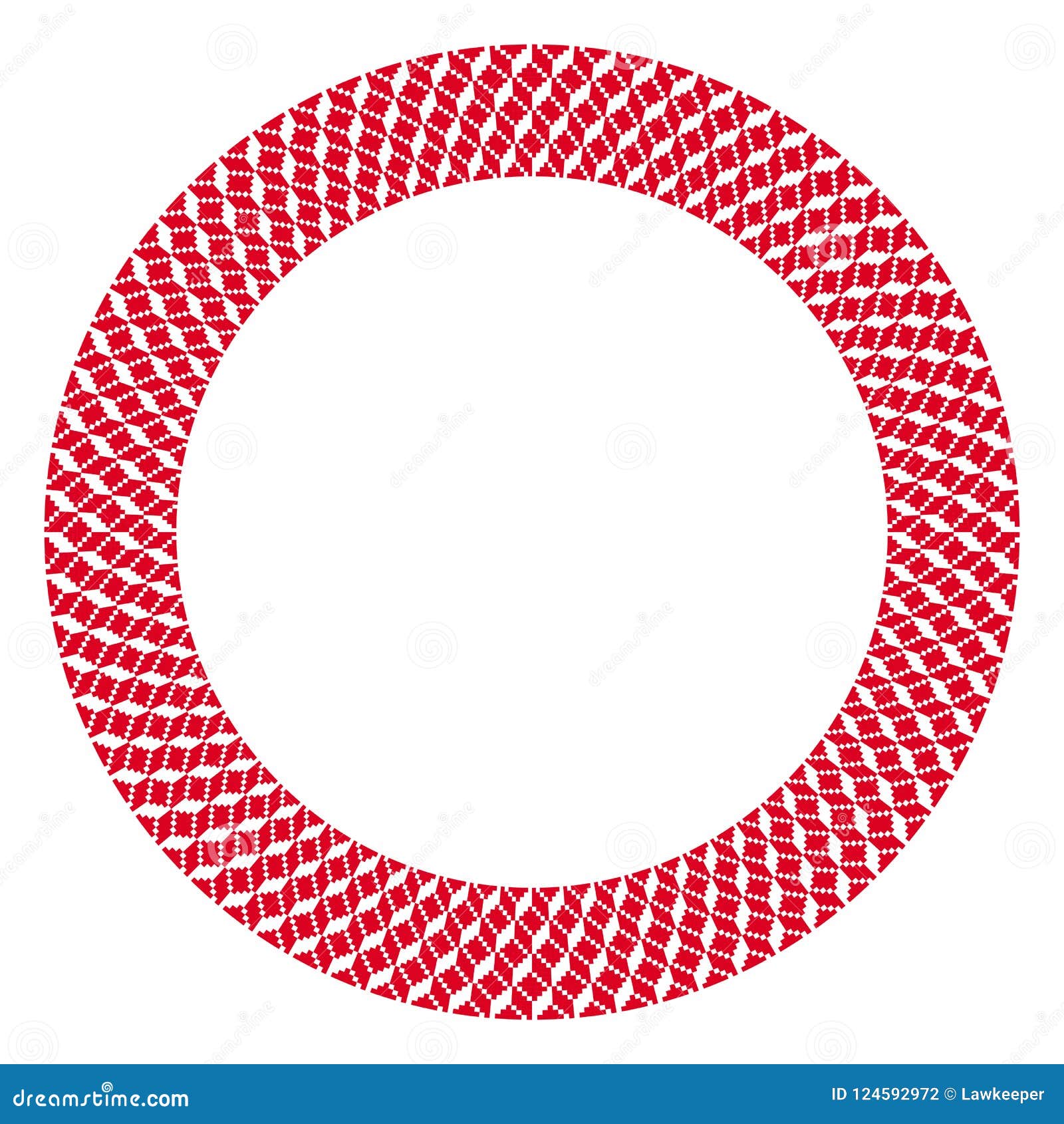 Traditional Ethnic Round Geometric Embroidered Pattern Stock Vector ...