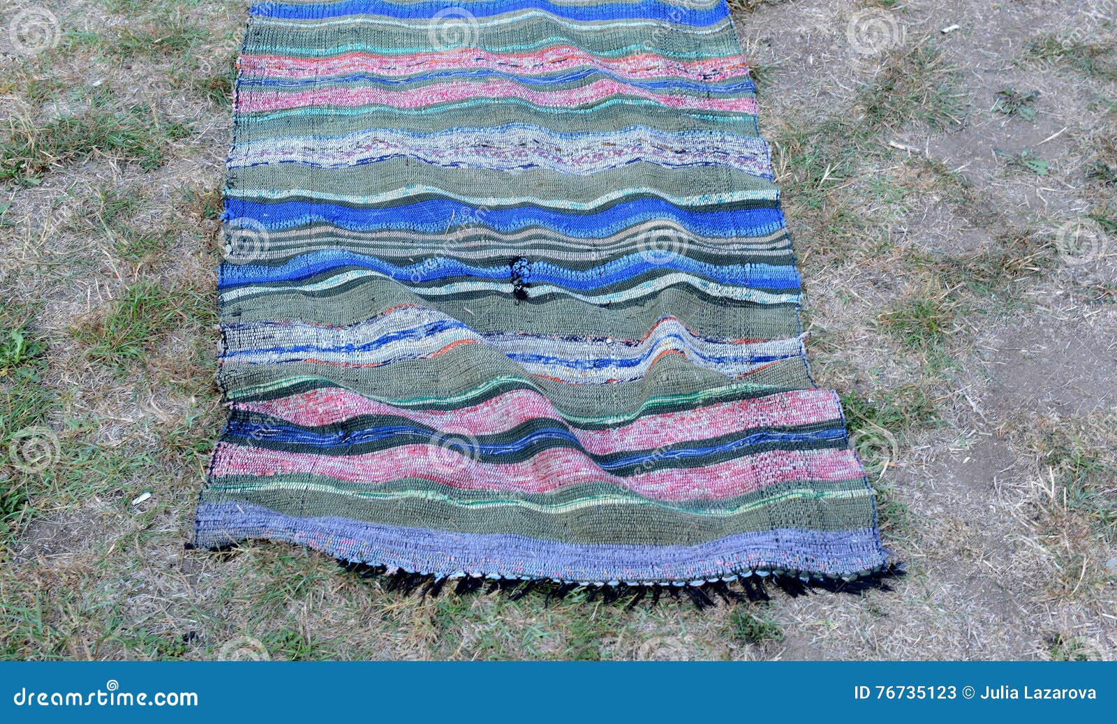 Traditional Rug on Sofia, Bulgaria August 2016 Stock Image - Image of ...