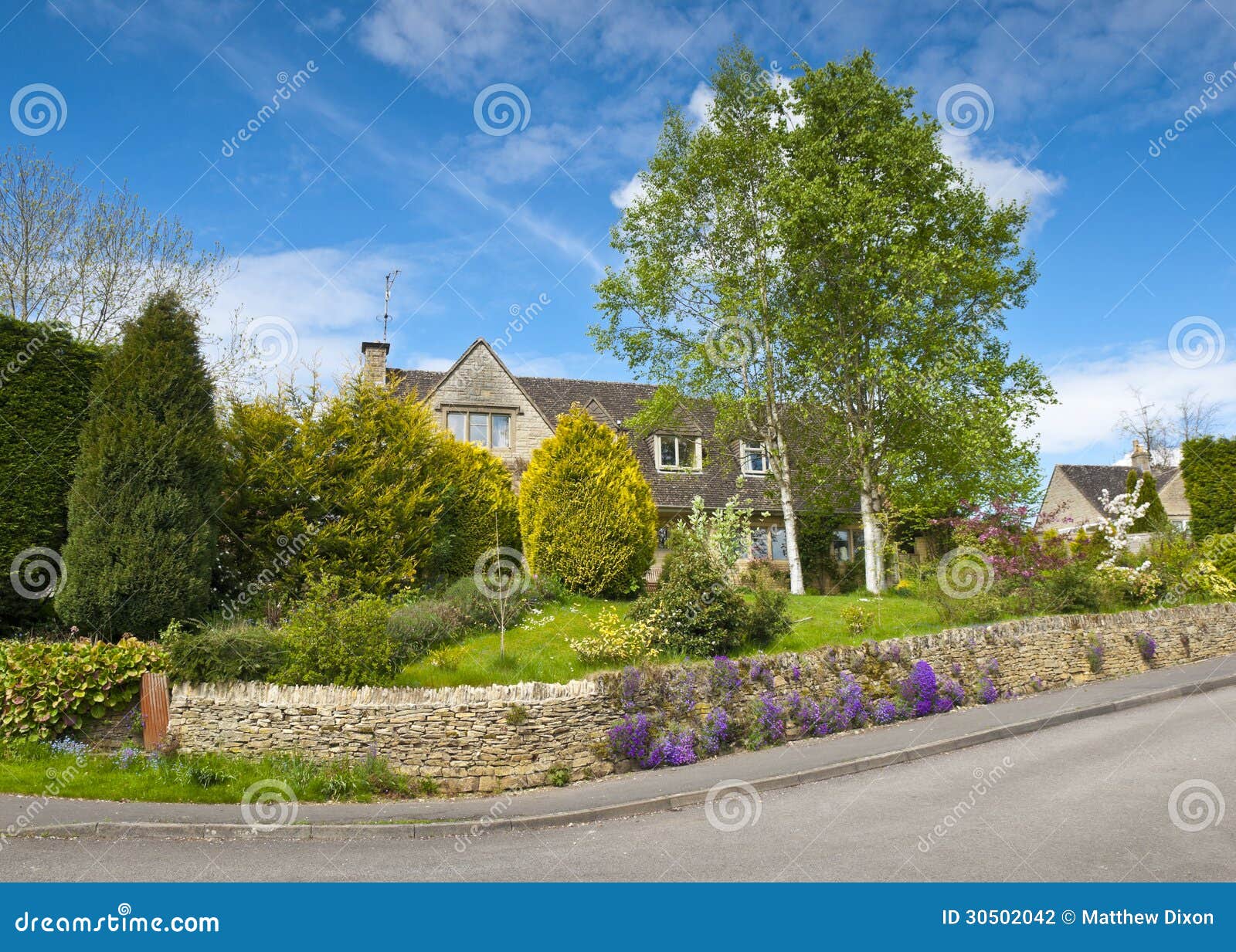 Traditional Rural Homes Scene Stock Photo - Image of wall, door: 30502042