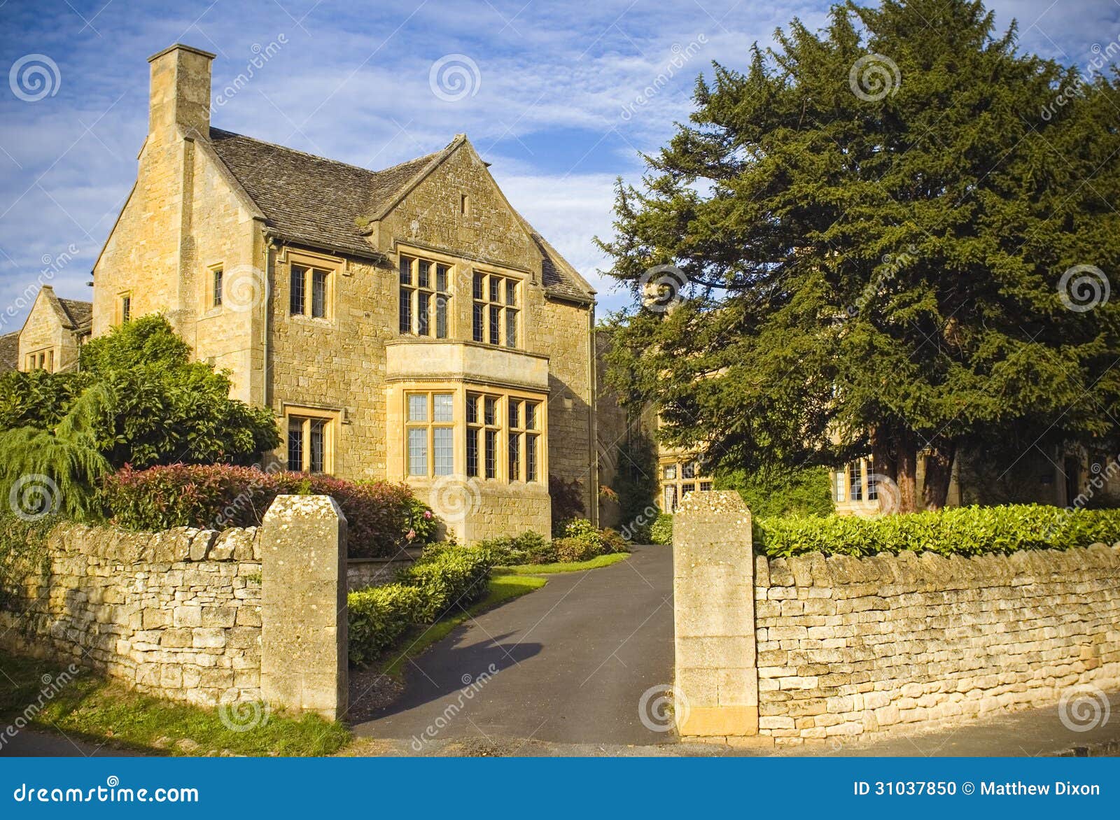 Traditional Rural Homes Scene Stock Photo - Image of traditional, house ...