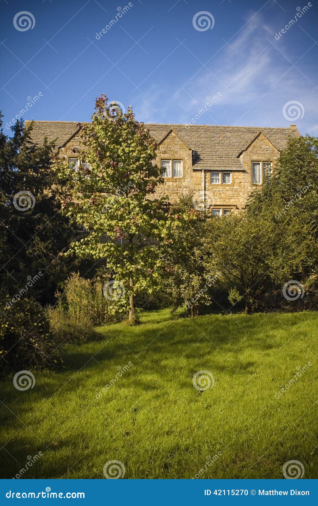 Traditional Rural Homes Scene Stock Photo - Image of summer, buildings ...