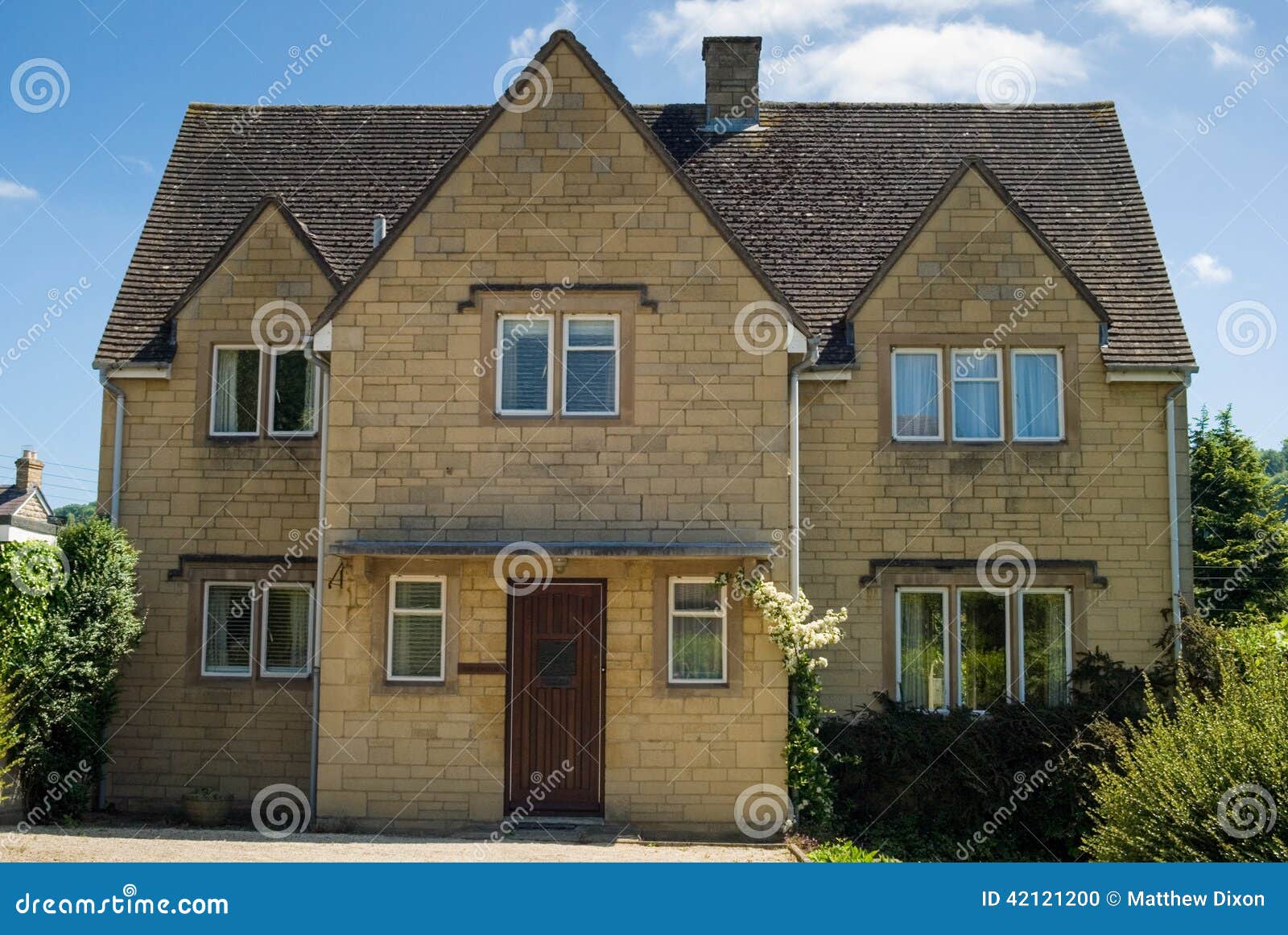 Traditional Rural Homes Scene Stock Photo - Image of england, urban ...