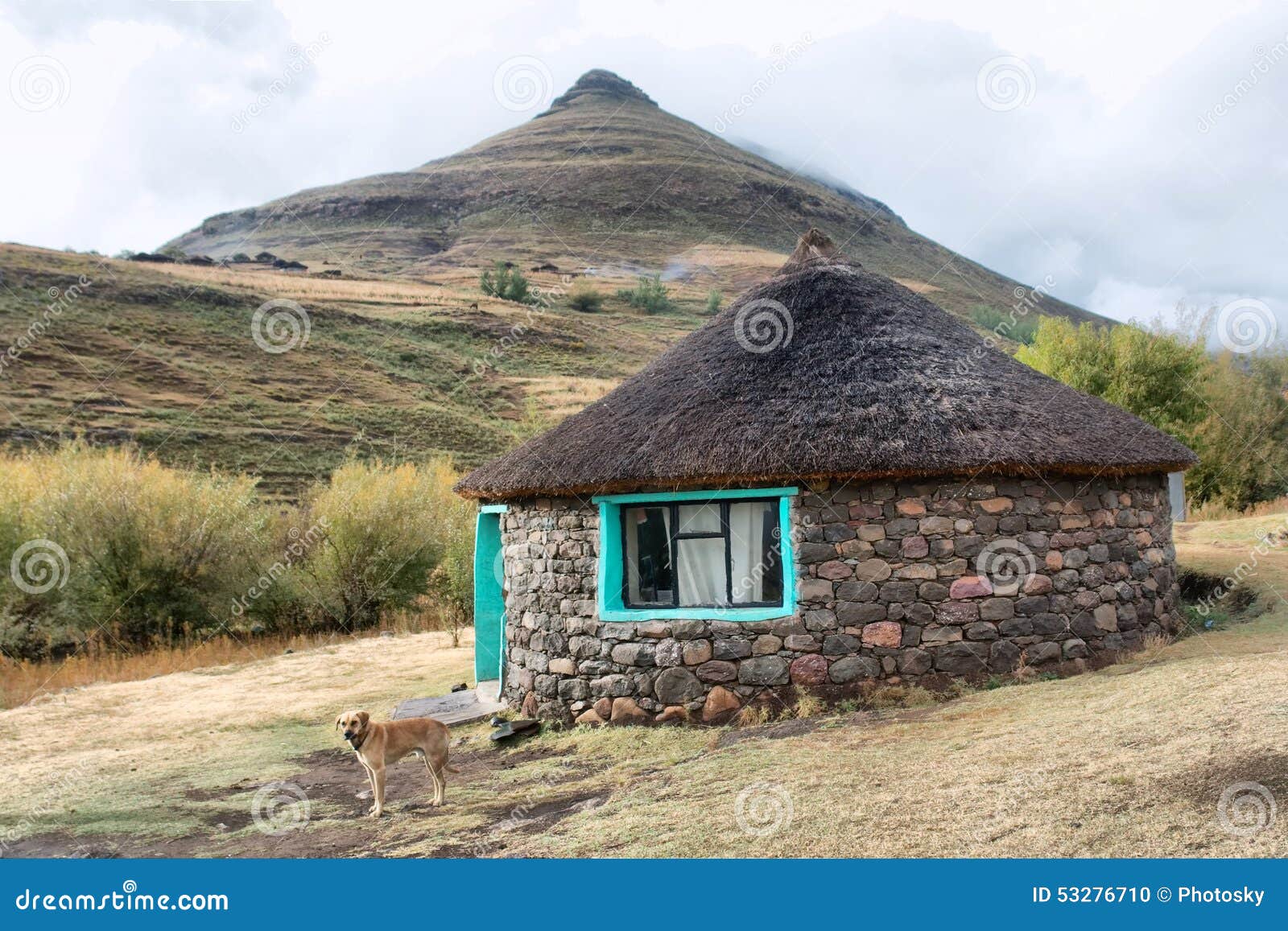 Traditional rural house stock photo. Image of building - 53276710