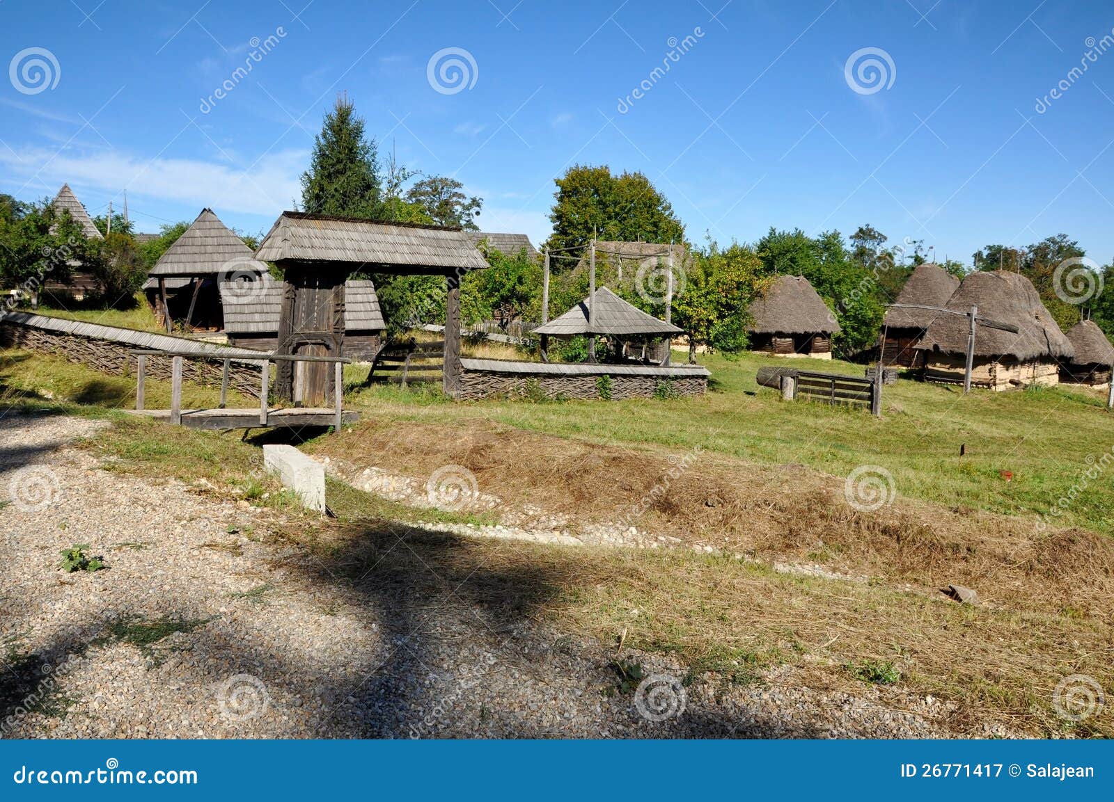 Traditional rural houses stock image. Image of ancient - 26771417
