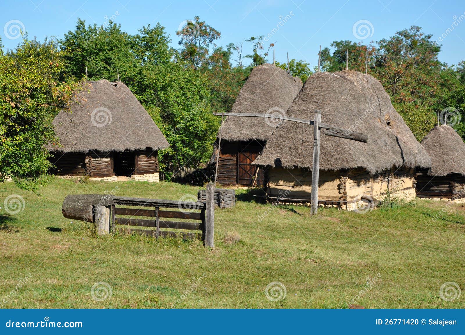 Traditional rural houses stock photo. Image of layer - 26771420