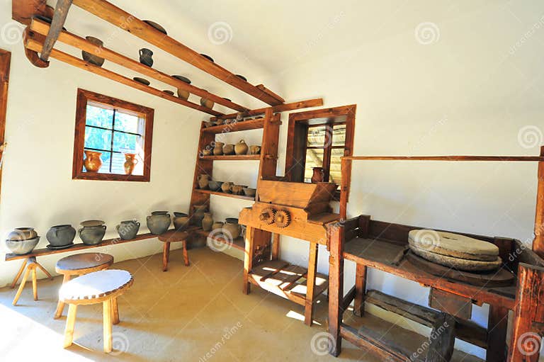 Traditional Rural Pottery Workshop Stock Image - Image of building ...