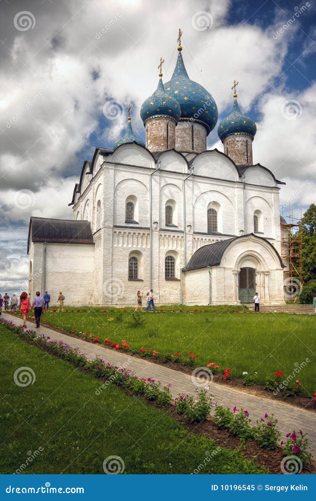 Traditional russian church stock image. Image of monastery - 10196545