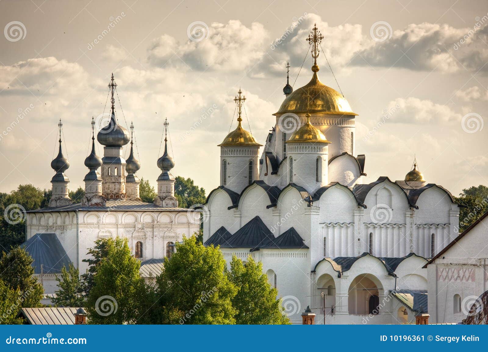 Traditional Russian Churches in Countryside Stock Image - Image of ...