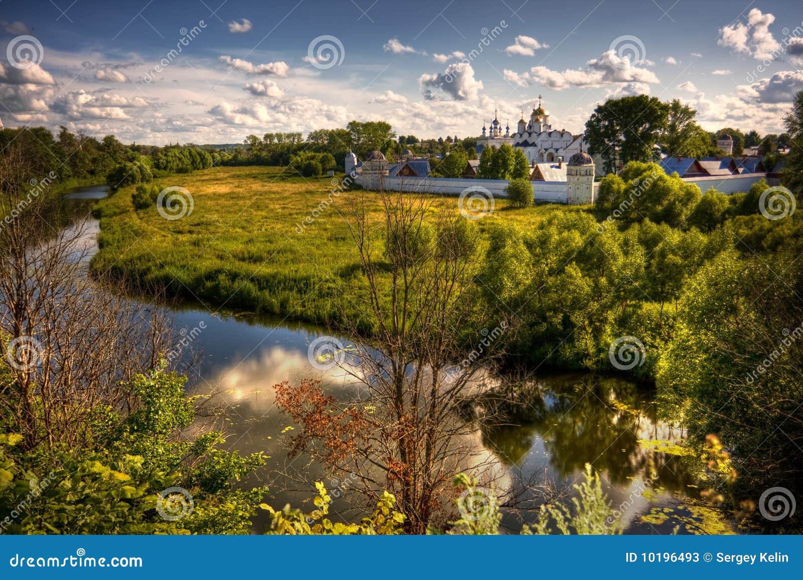 Traditional Russian Churches in Countryside Stock Image - Image of ...