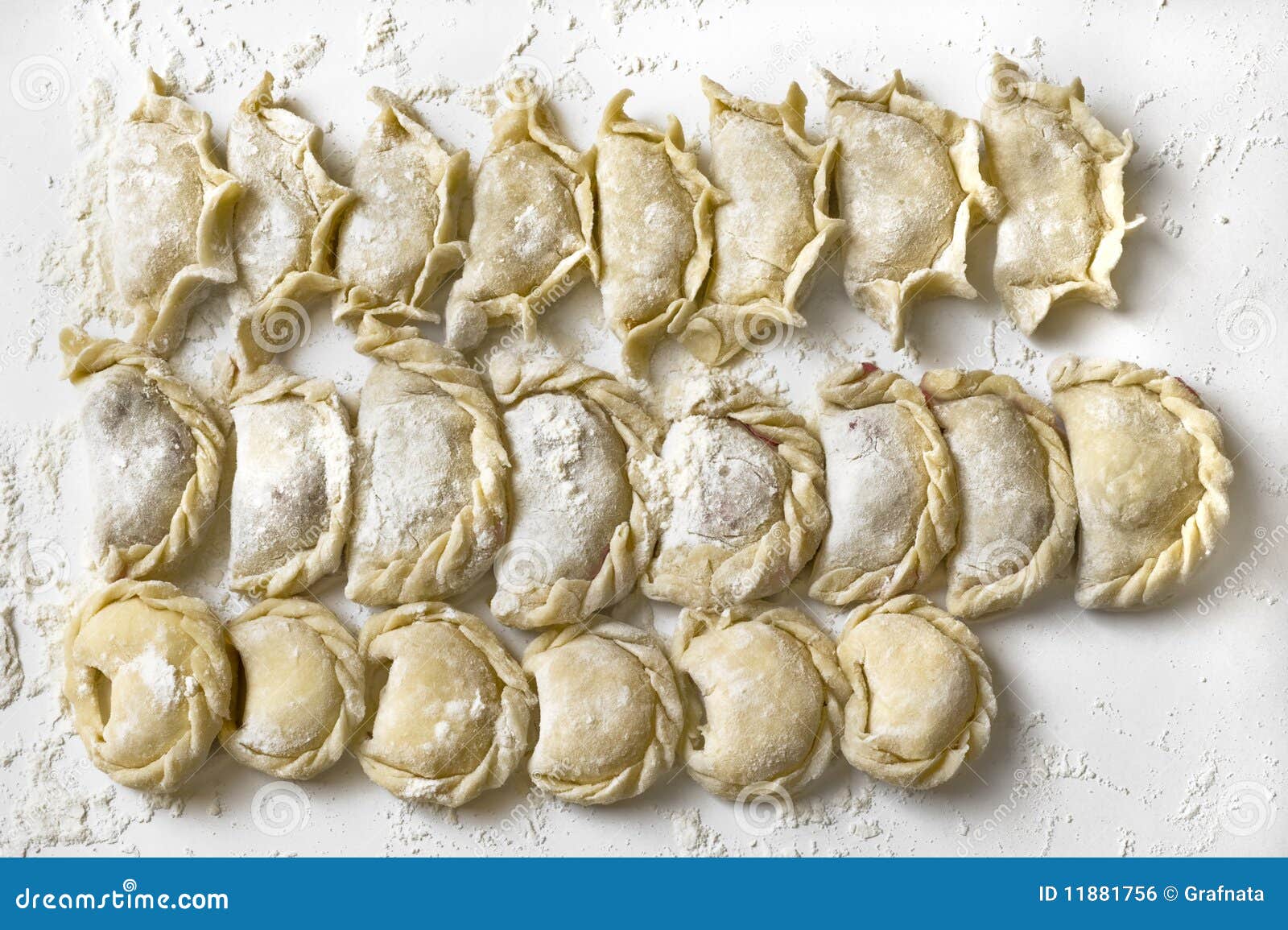 Traditional Russian Dinner with Vareniks Stock Photo - Image of food ...