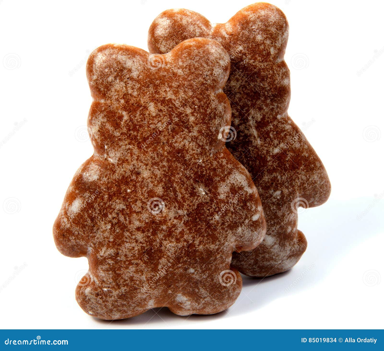 Traditional Russian Gingerbread Isolated Stock Photo - Image of cookie ...