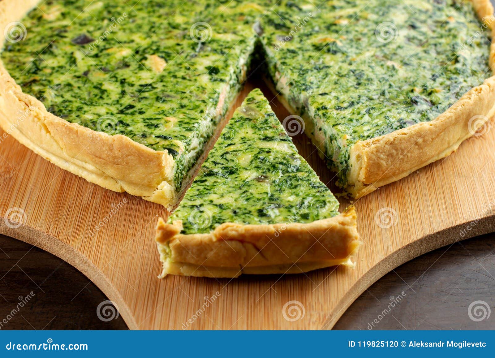Traditional Russian Kish Pie Stock Photo - Image of dough, french ...
