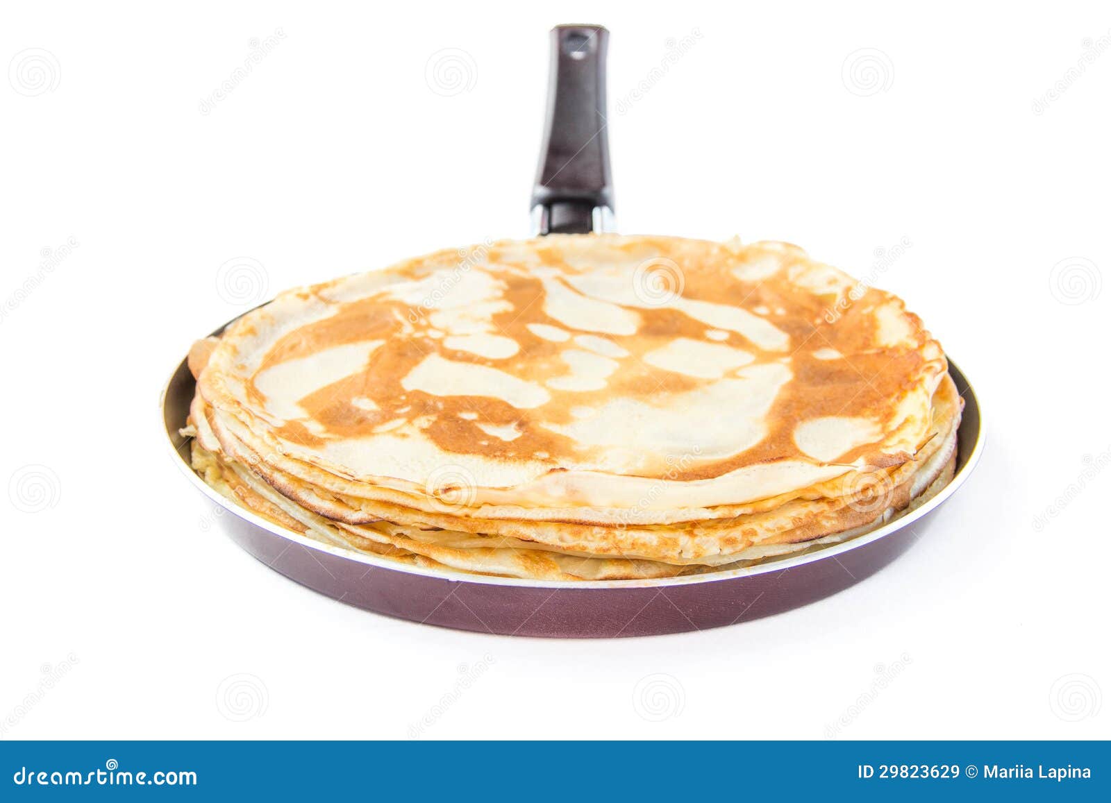 Traditional Russian Pancakes for Shrovetide Stock Image - Image of ...