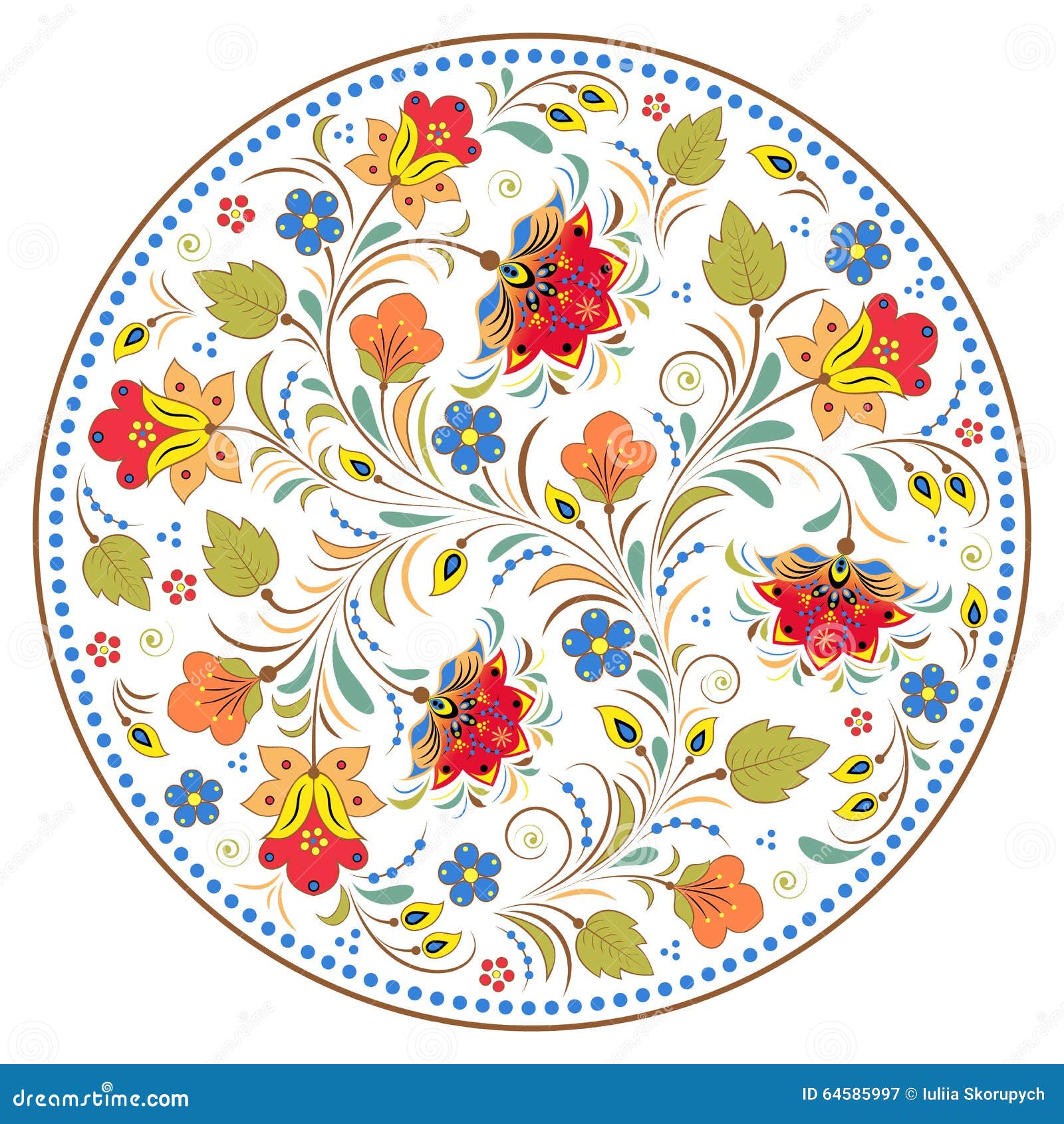Traditional Russian Pattern Stock Vector - Illustration of graphic ...
