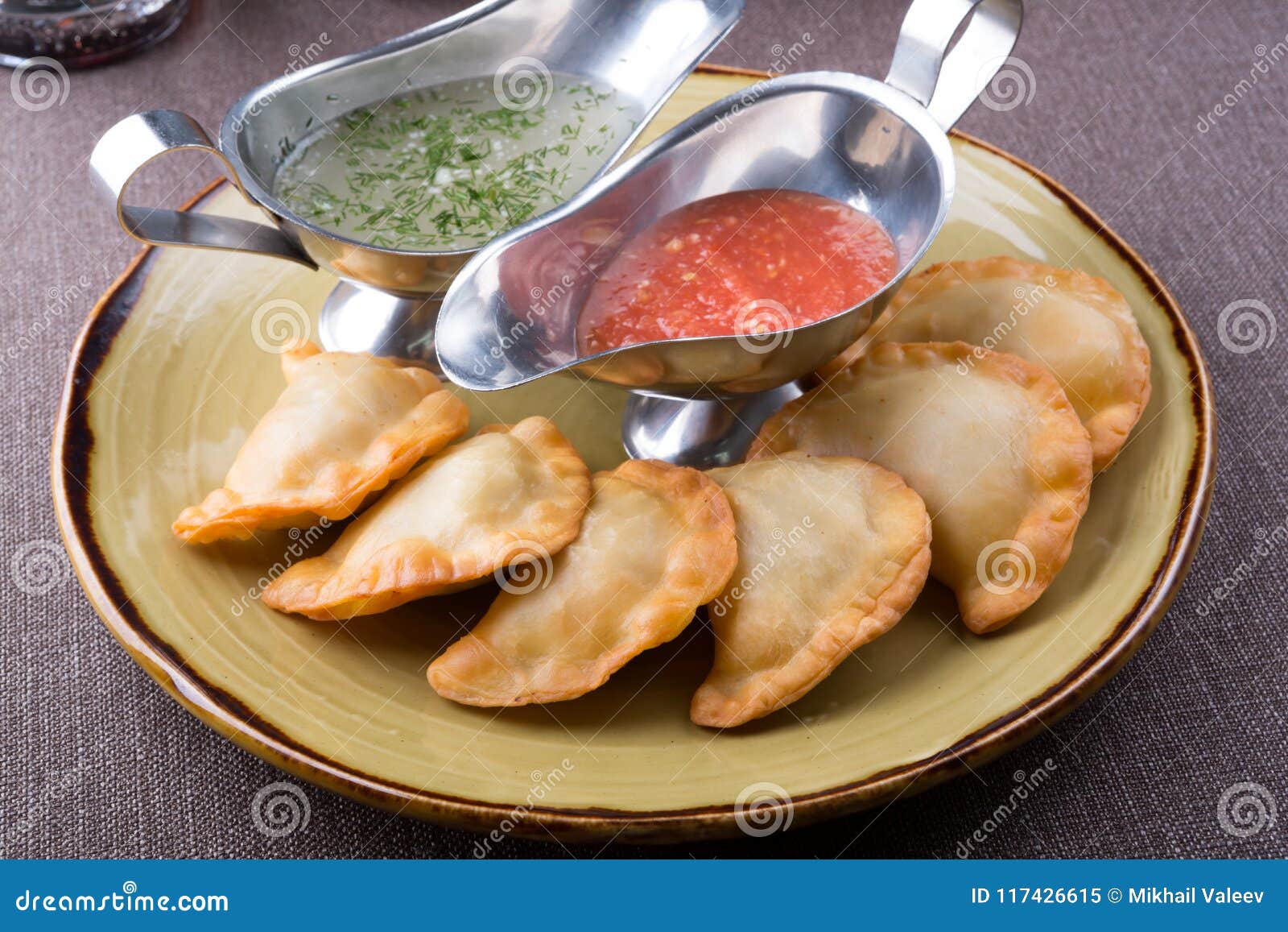 Traditional Russian Pirogi Snack Stock Image - Image of dough, lunch ...