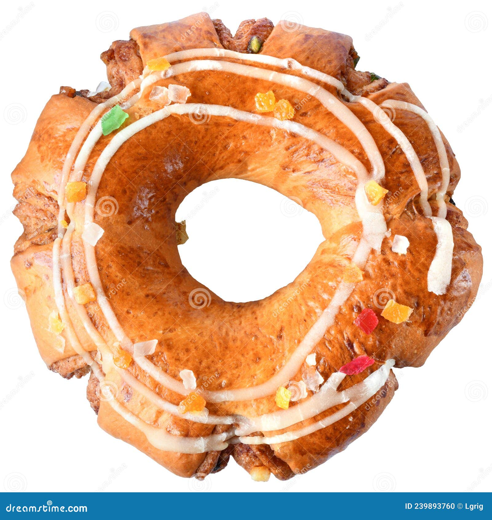 Traditional Russian Sweet Pie Isolated Stock Photo - Image of cookie ...