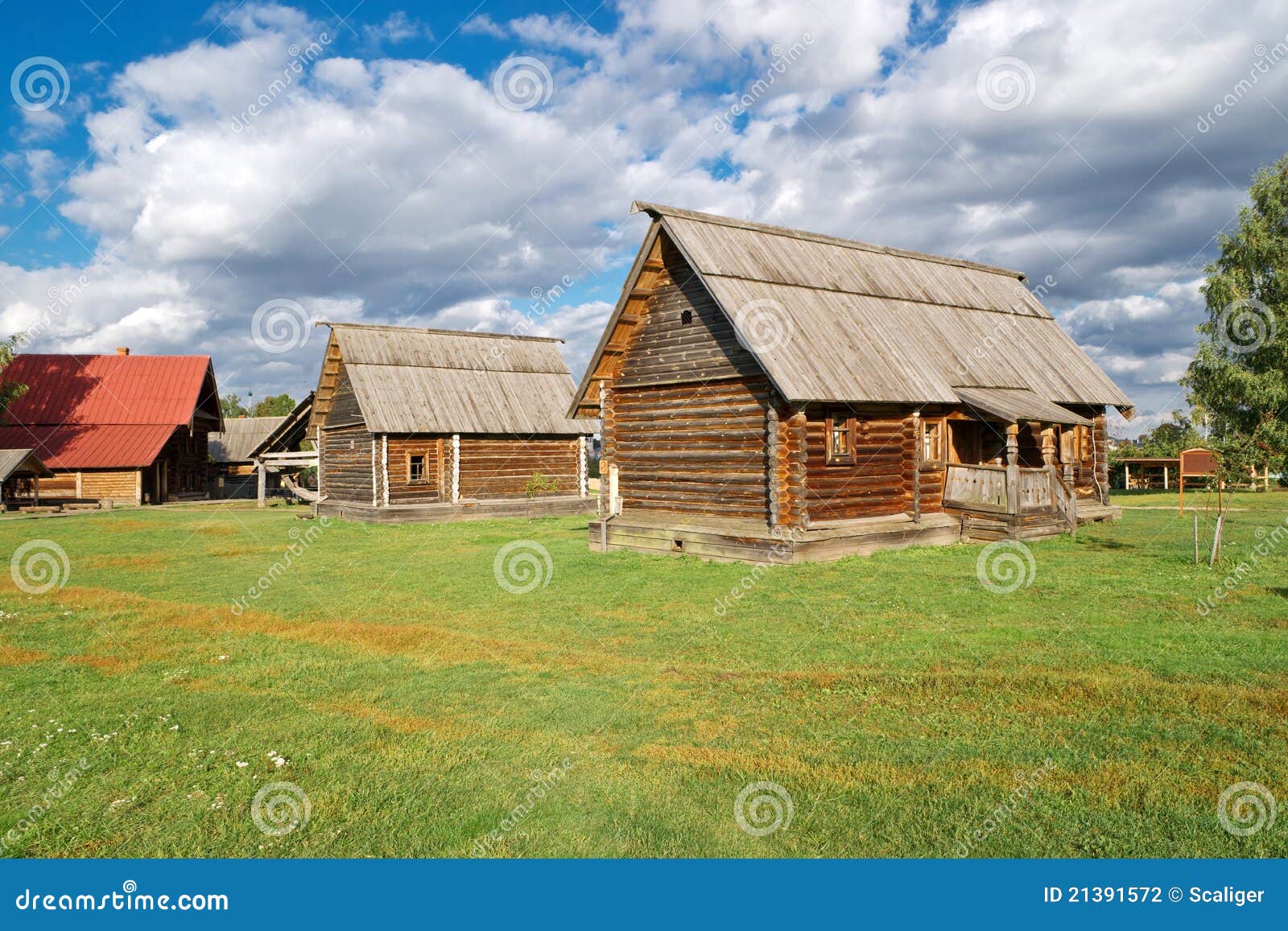 The Traditional Russian Village Stock Photography - Image: 21391572