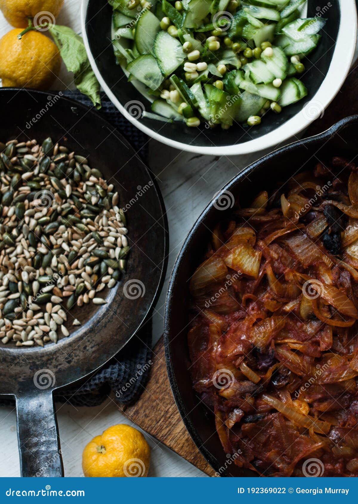 Traditional Rustic Food on Plates and Table Stock Photo - Image of ...