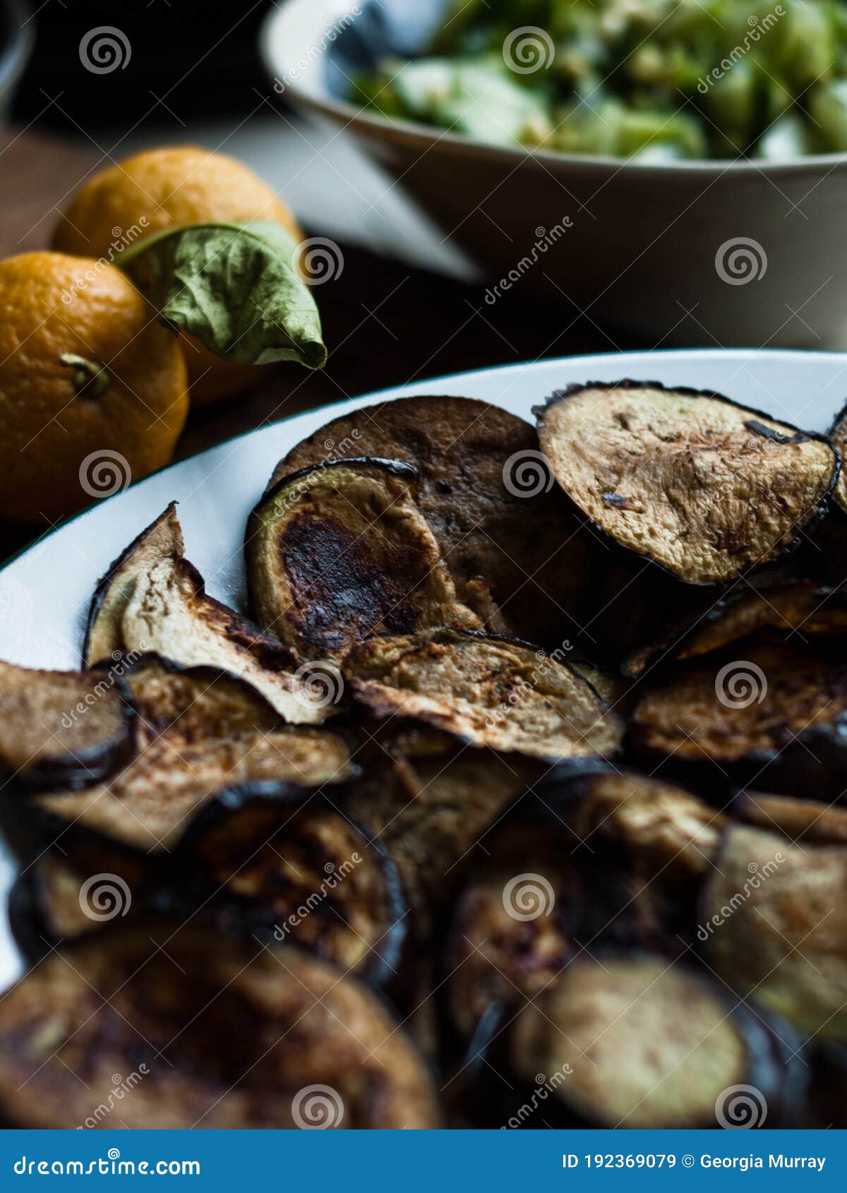 Traditional Rustic Food on Plates and Table Stock Image - Image of food ...