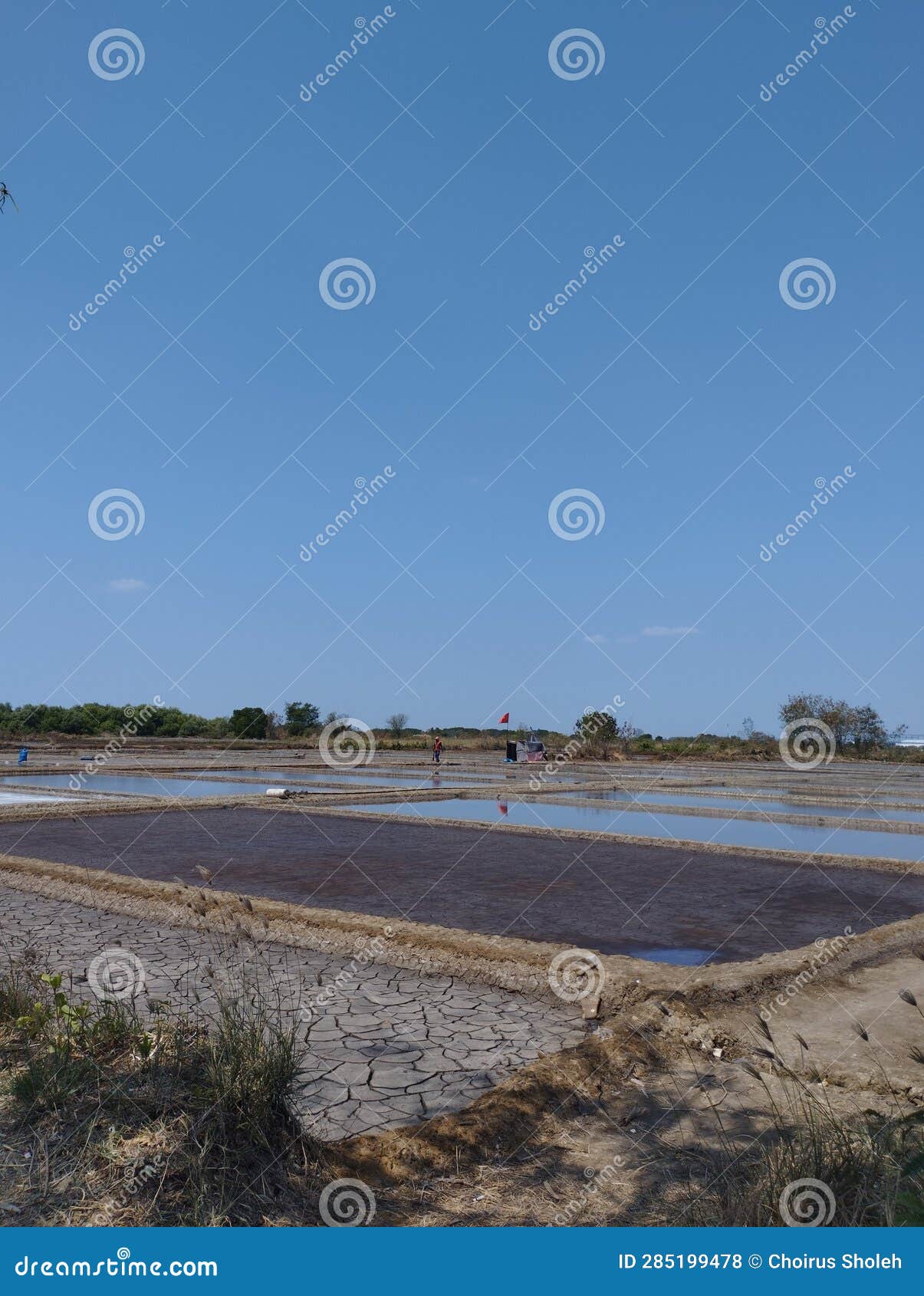 Traditional Salt Manufacture Process Stock Photo - Image of salt ...