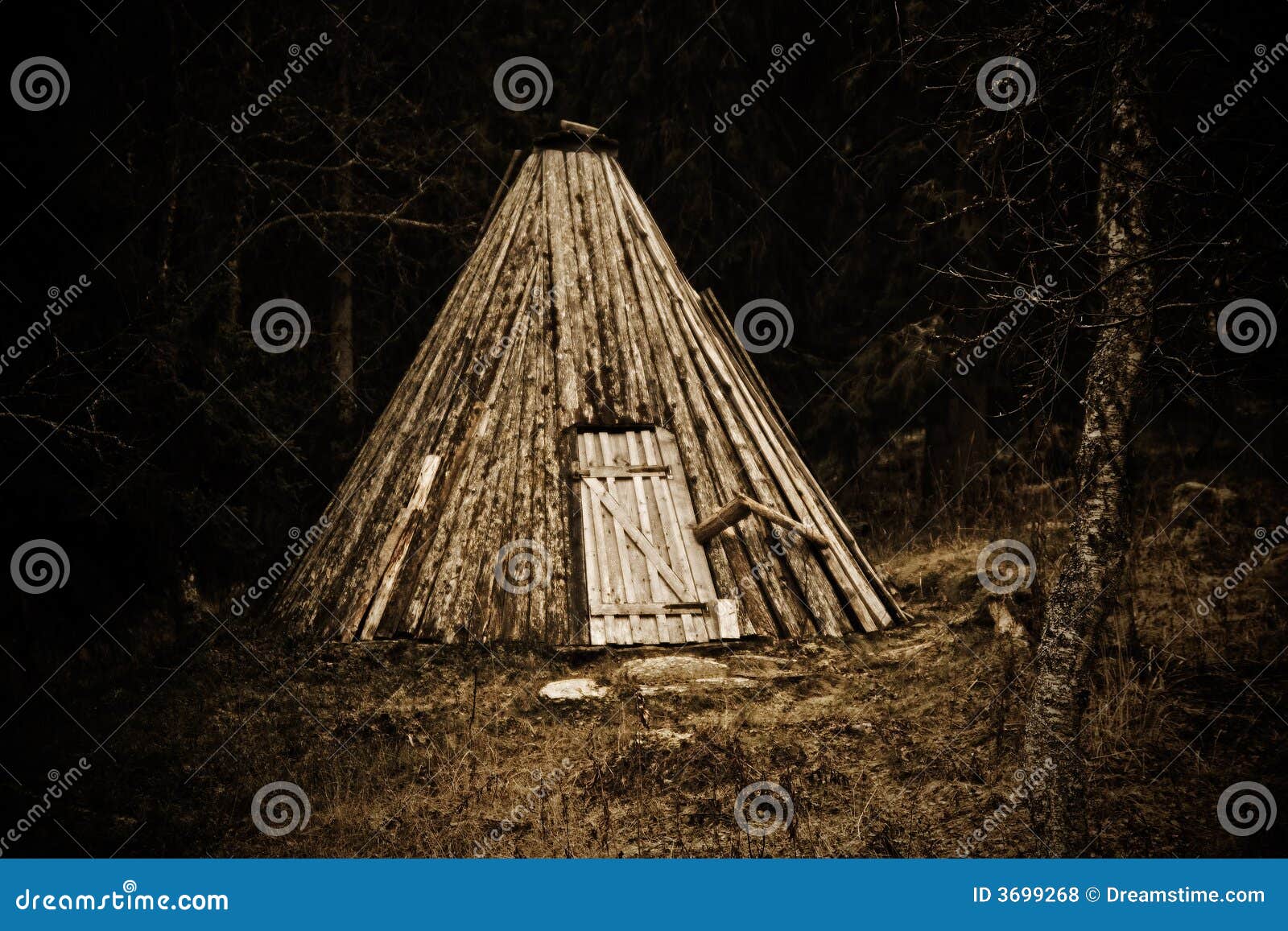 Traditional sami teepee stock photo. Image of chilly, north - 3699268