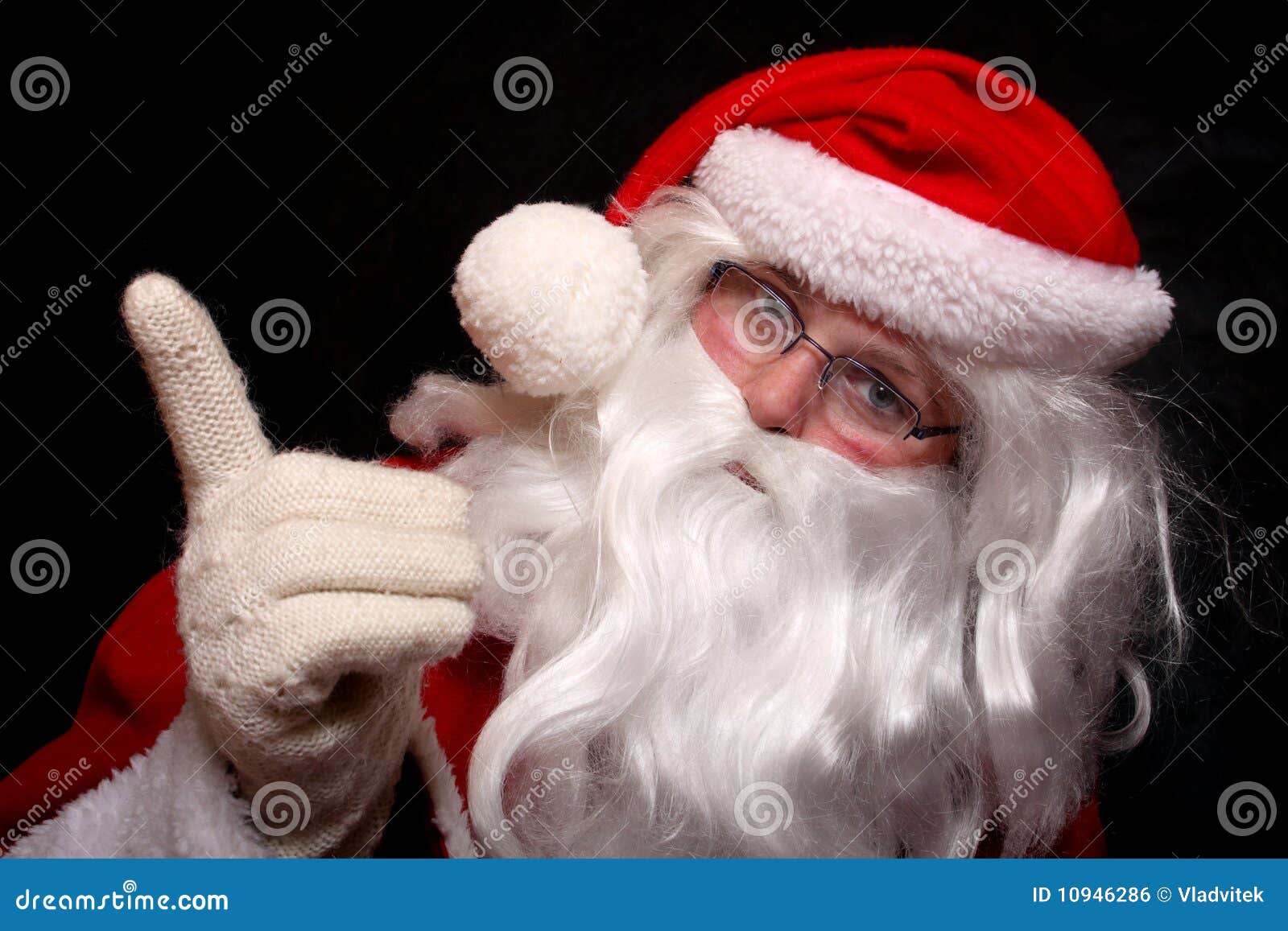 Traditional Santa Claus stock photo. Image of background - 10946286