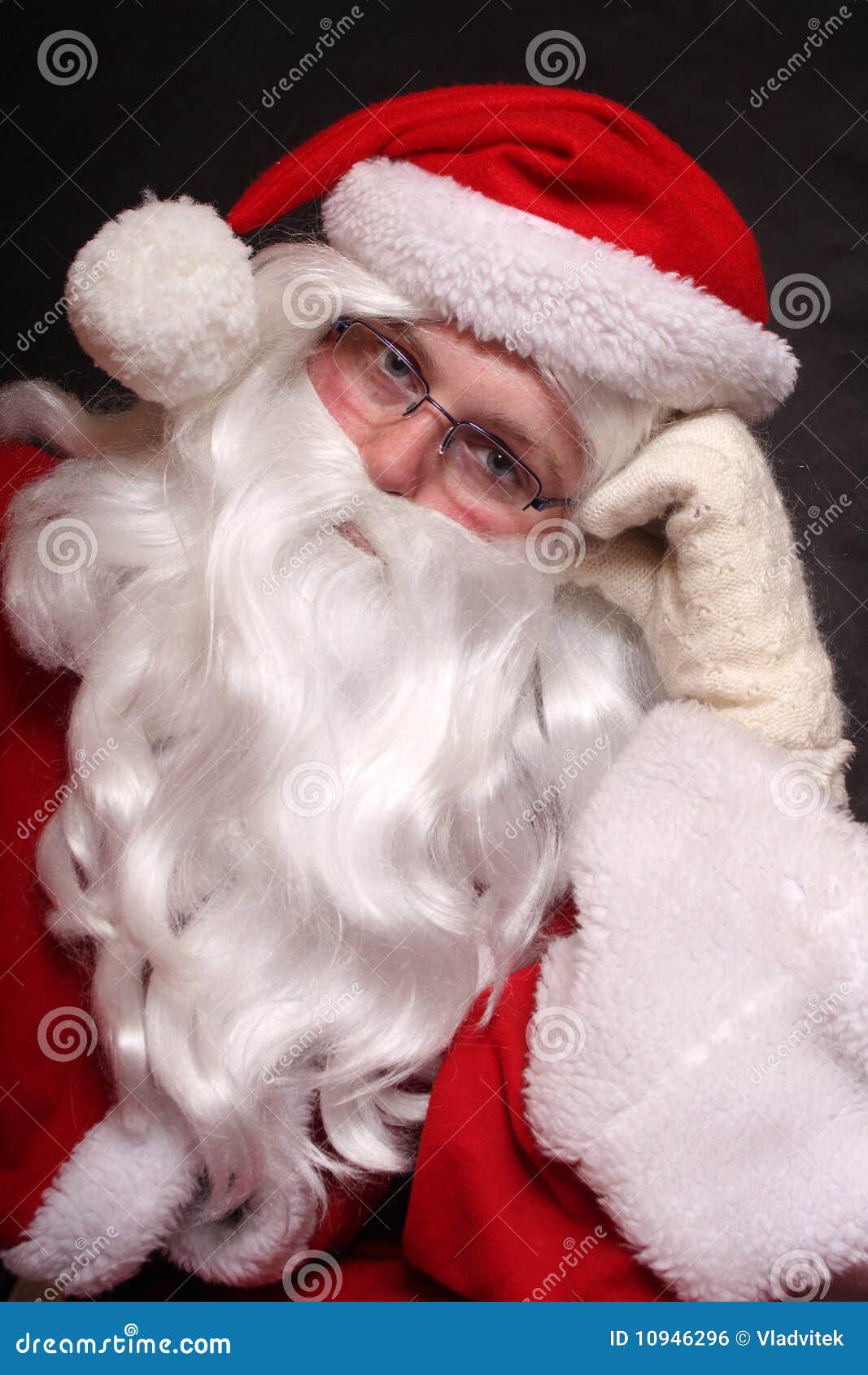 Traditional Santa Claus stock photo. Image of mature - 10946296