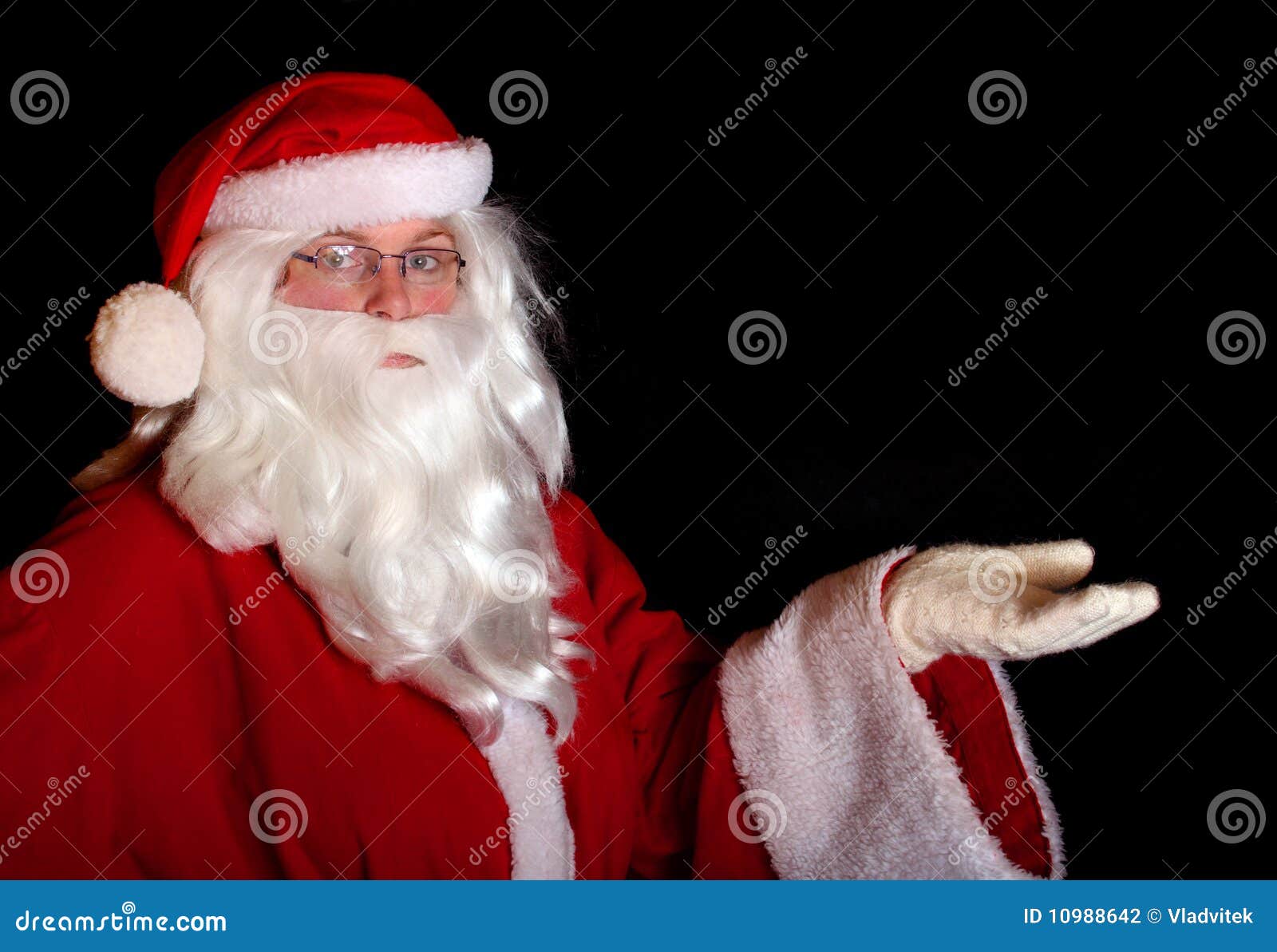 Traditional Santa Claus stock photo. Image of blue, painter - 10988642