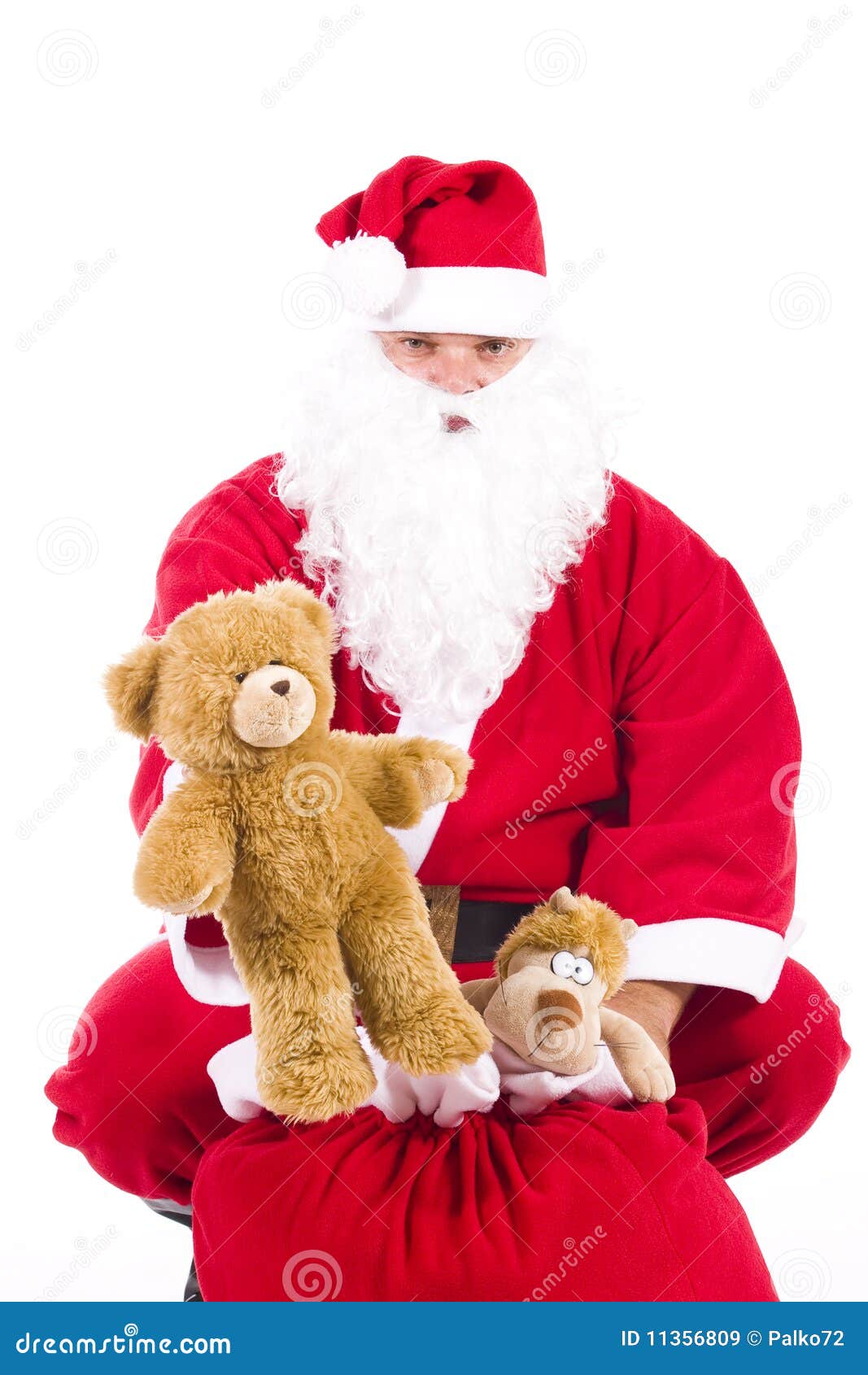 Traditional Santa Claus stock image. Image of celebrate - 11356809