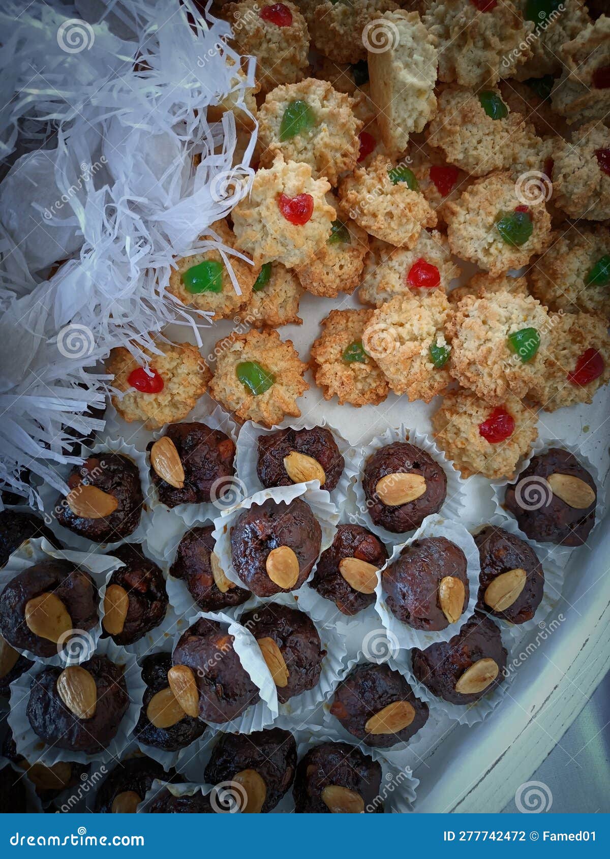 Traditional Sardinian Wedding Day Sweets Stock Photo - Image of food ...