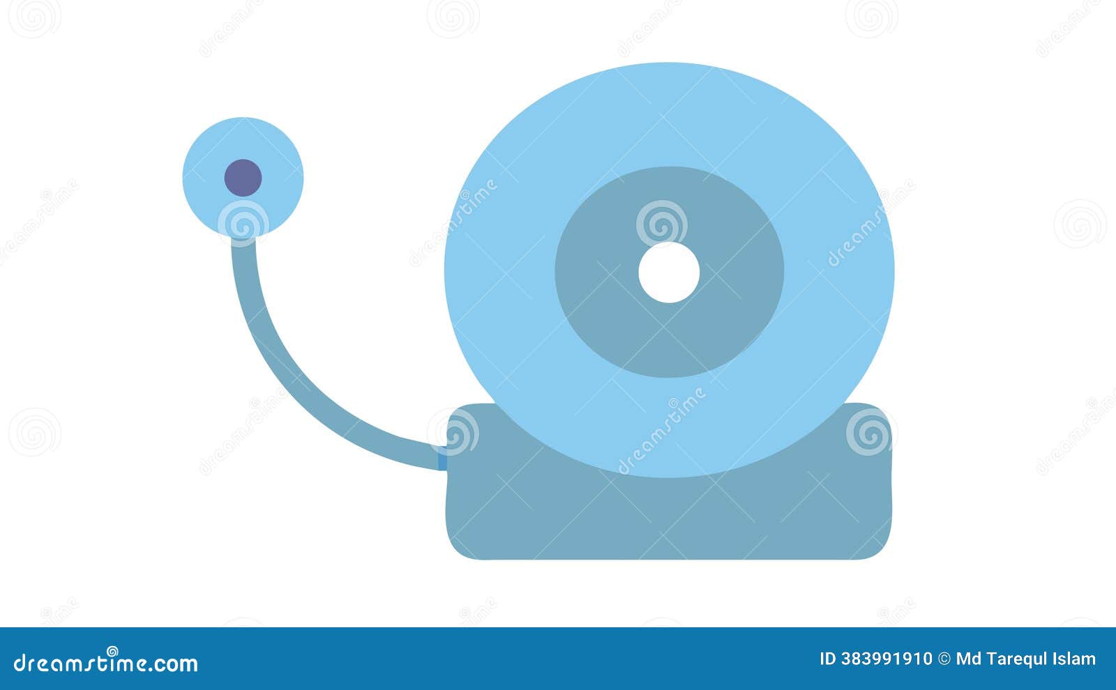 Traditional School Building With Flagpole Classic Educational Symbol ...