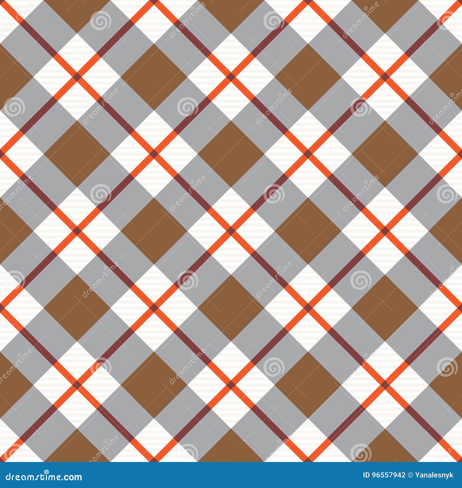 Traditional Scottish Fabric Pattern. Seamless Vector Background. Stock ...