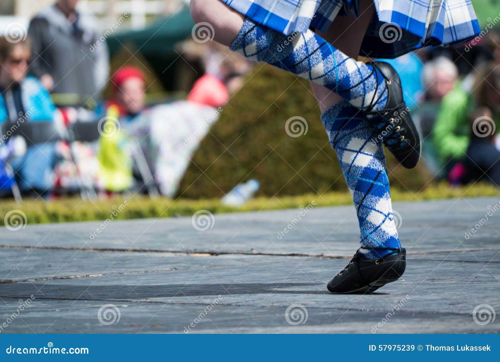 Traditional Scottish Highland Dancing Stock Image - Image of gordon ...