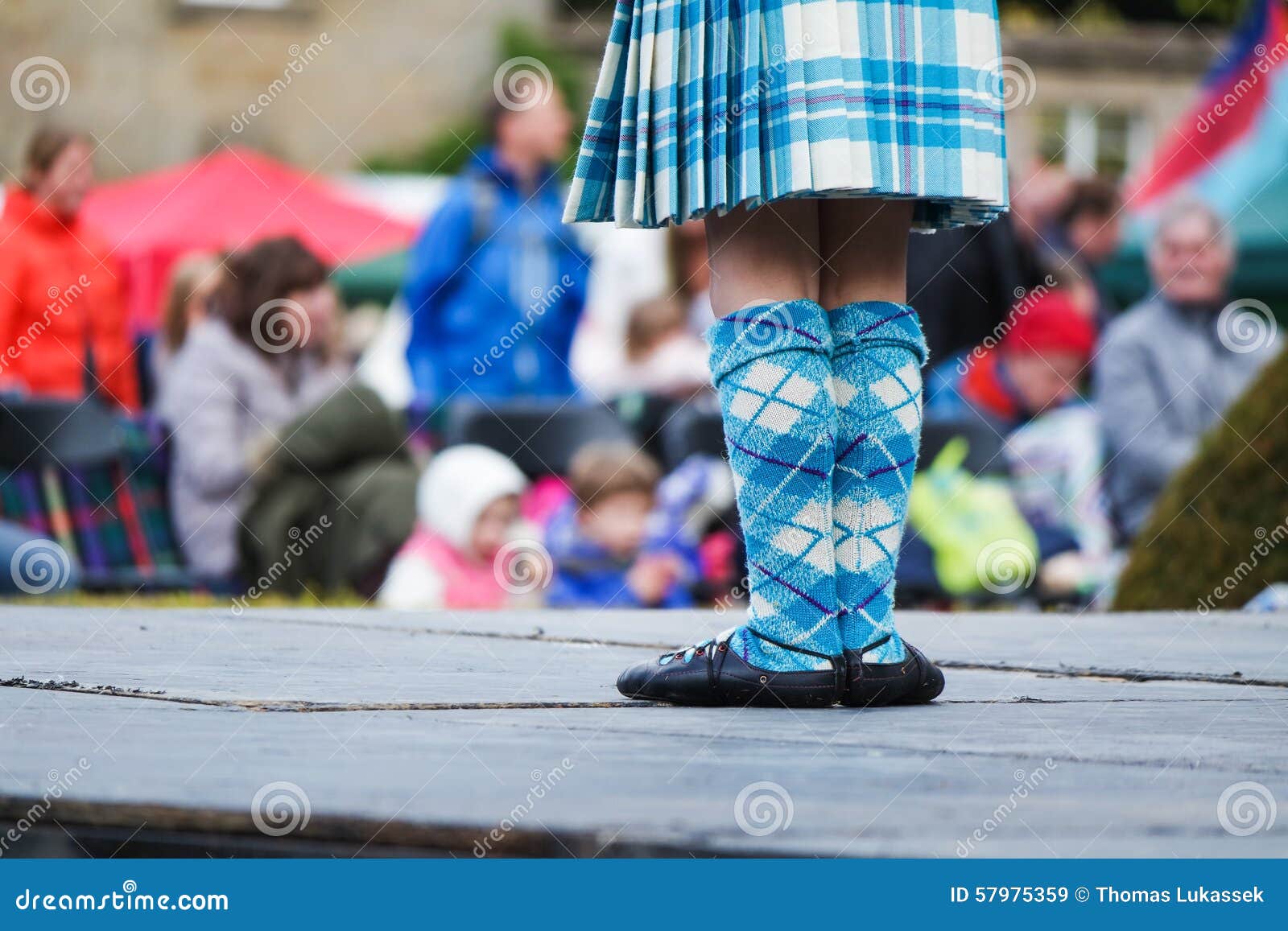 Traditional Scottish Highland Dancing in Kilts Stock Image - Image of ...