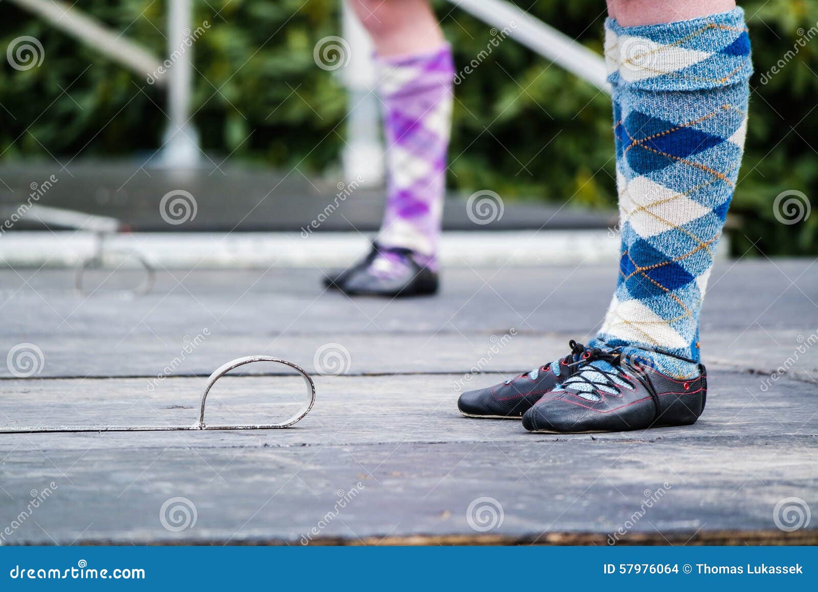 Traditional Scottish Highland Dancing in Kilts Stock Photo - Image of ...