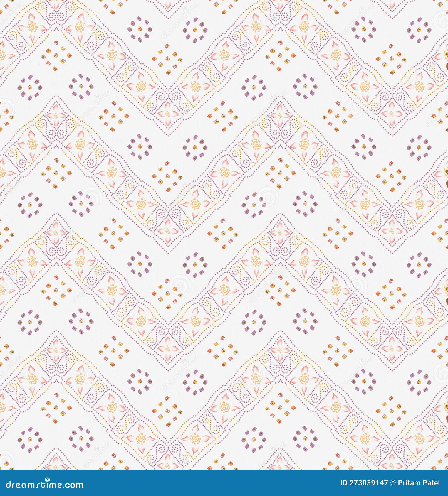 1124458757 Indian Digital Traditional Bandhej Pattern Stock ...