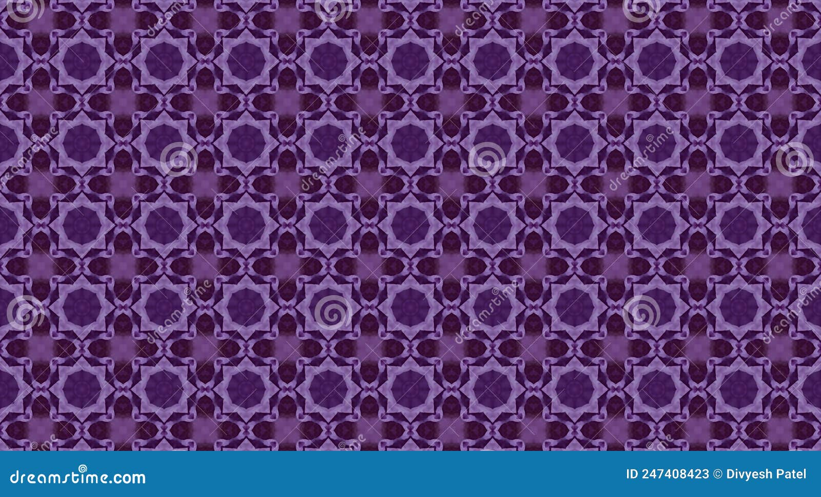 Seamless Traditional Asian Paisley Border Design Illustration Stock